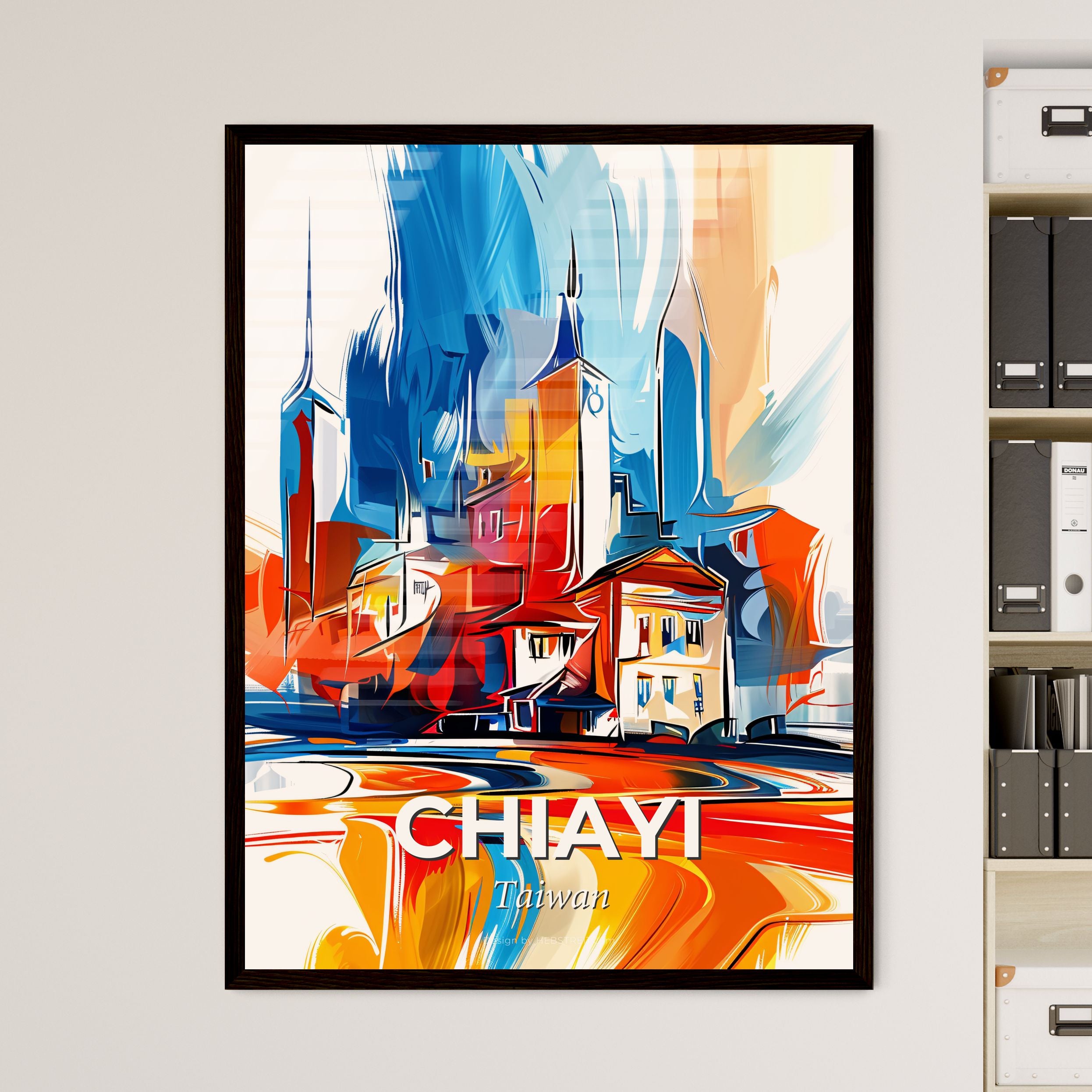 Vibrant Chiayi, Taiwan Painting - Custom Print – HEBSTREIT
