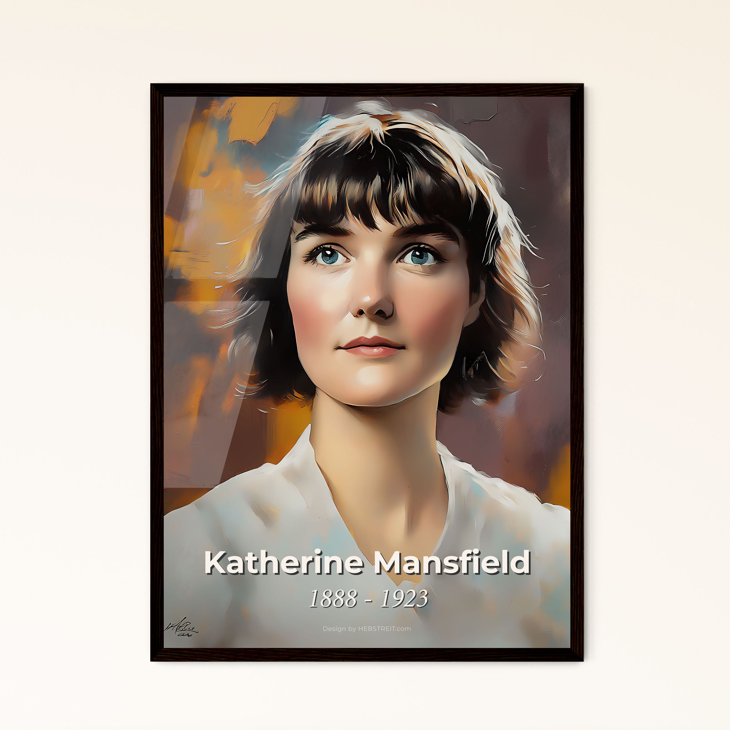 Portrait of Katherine Mansfield, 1888 - 1923 – HEBSTREIT