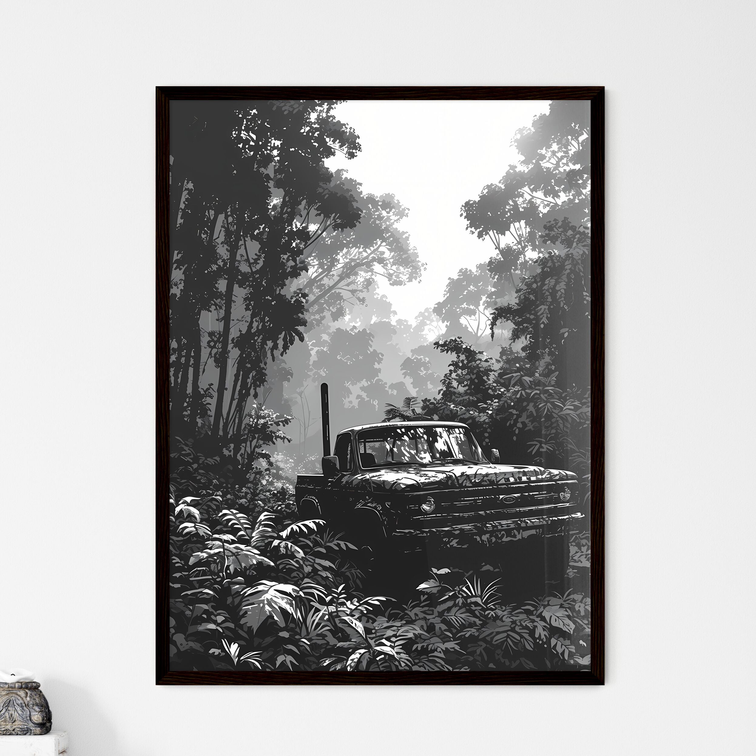 truck frames coloring pages