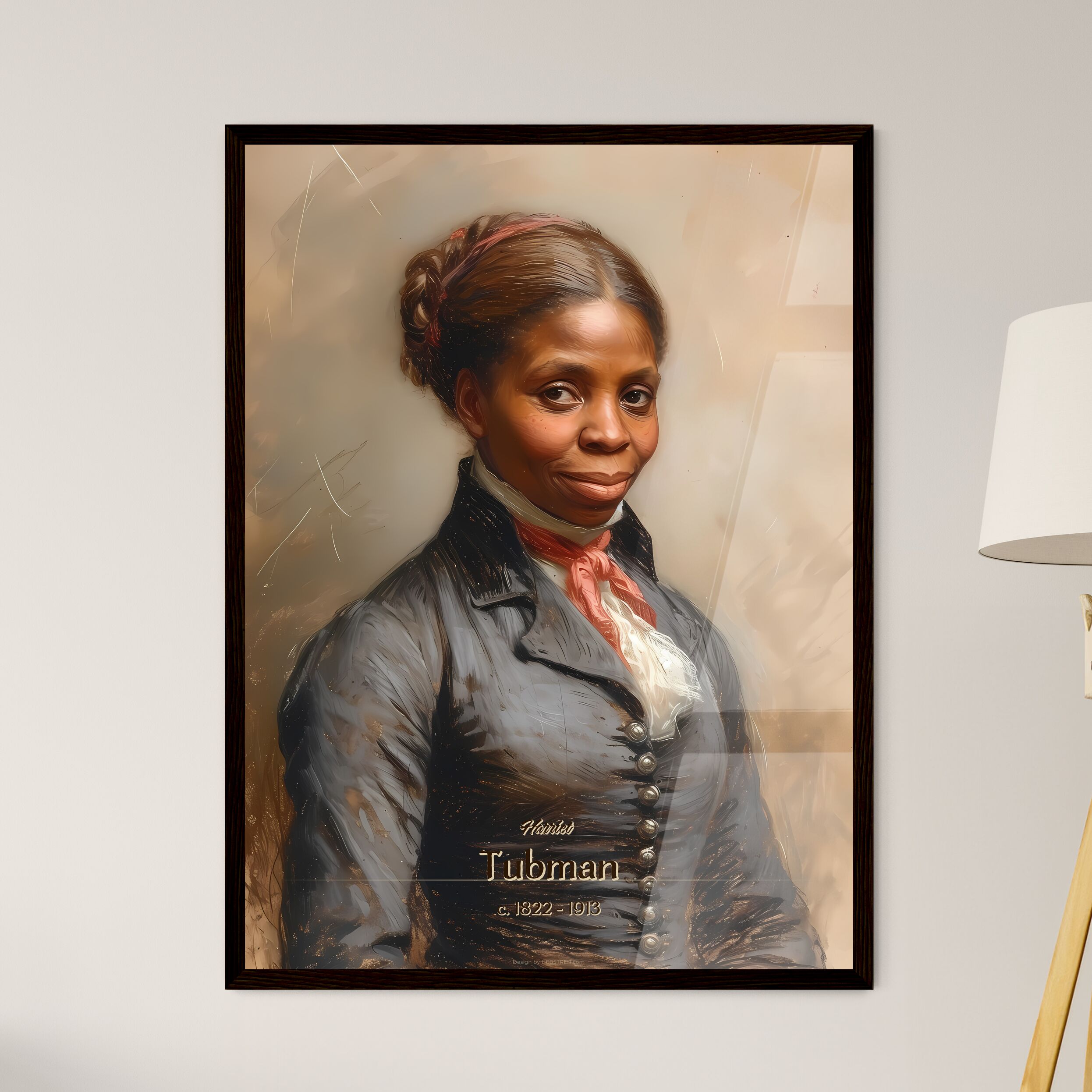 Harriet, Tubman, c. 1822 - 1913, A Poster of a woman in a garment by ...