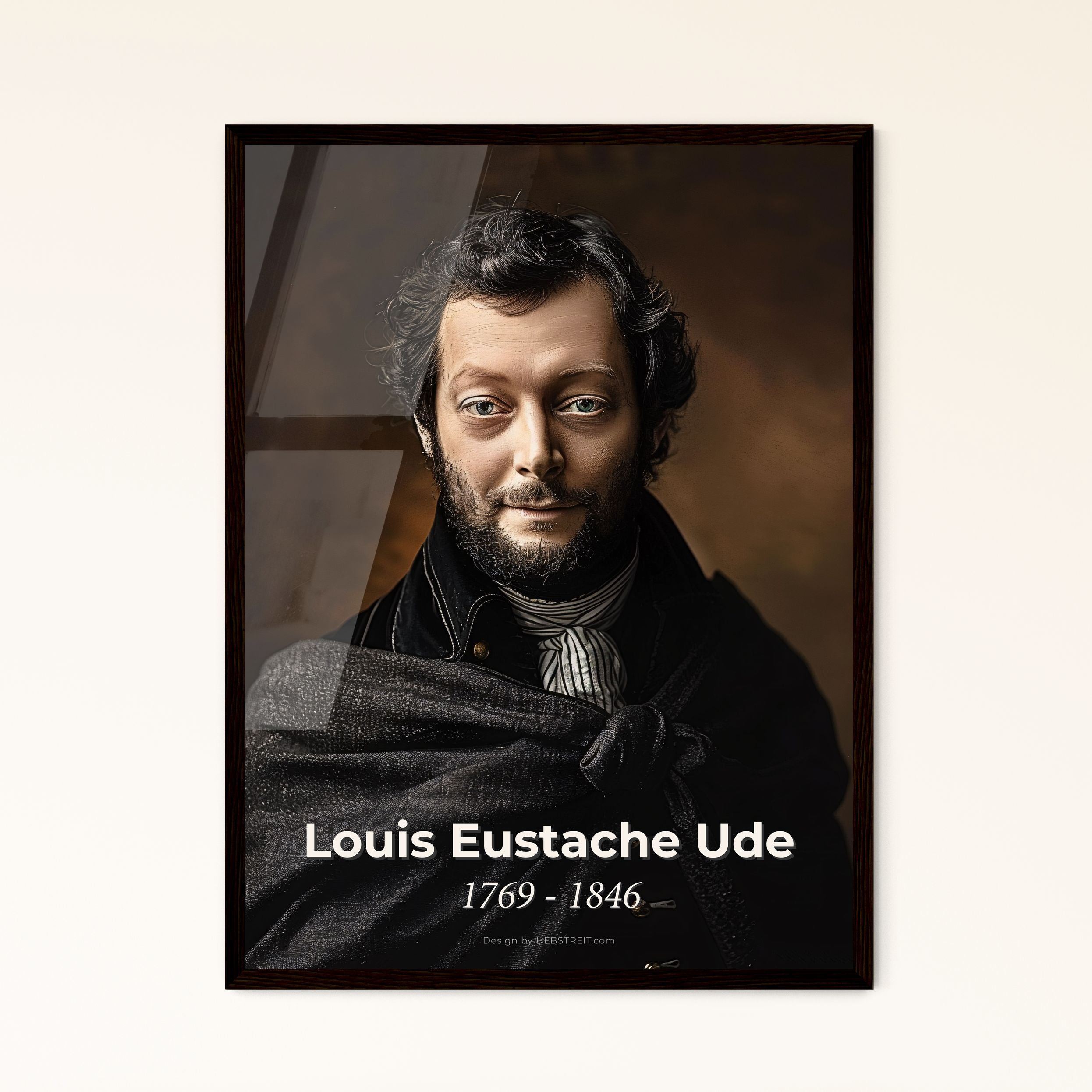 Louis Eustache Ude, 1769 - 1846, French chef - A Man In A Black Cape ...