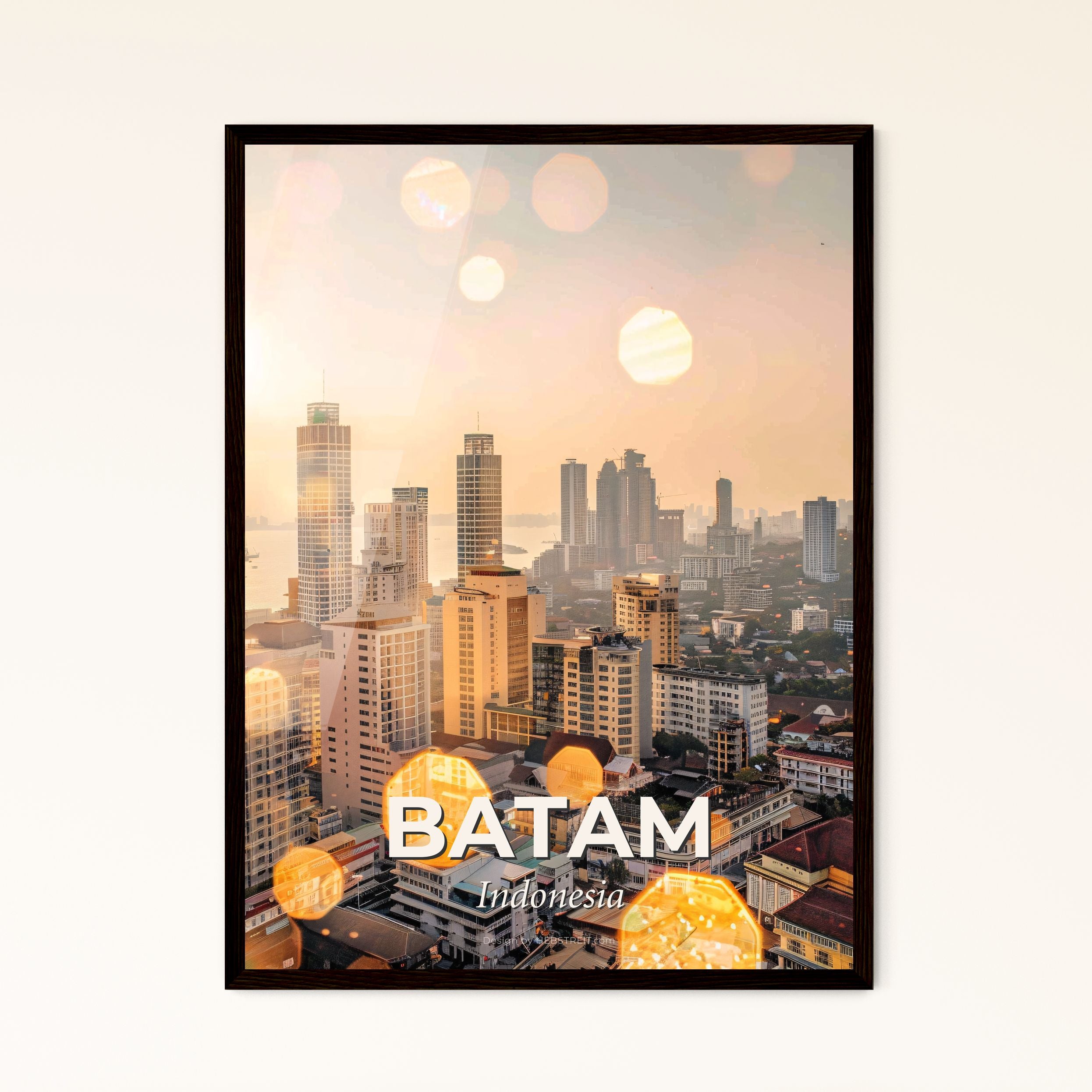Batam Skyline Inspiration: Double Exposure Symphony – HEBSTREIT