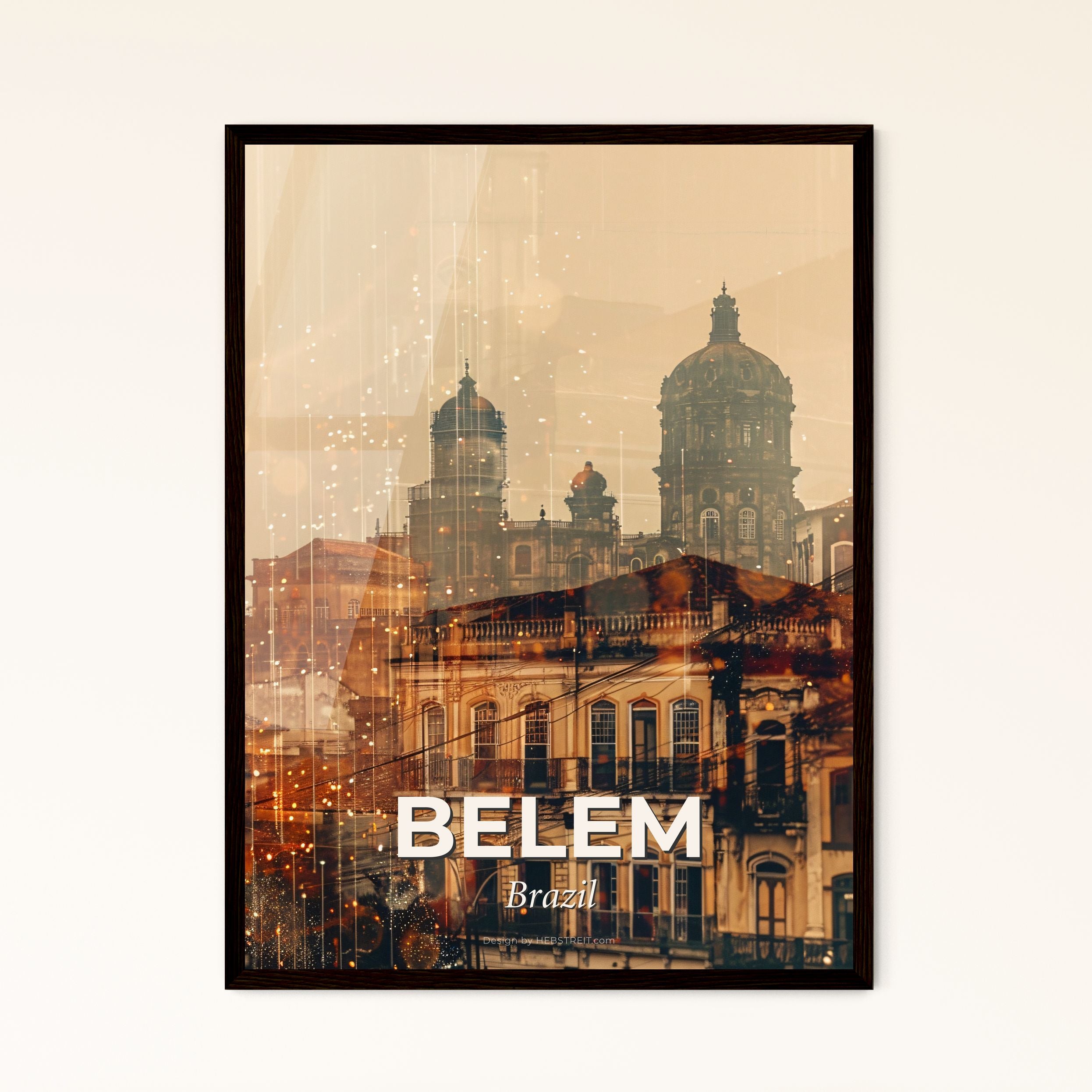 Belem Skyline Double Exposure Art Print – HEBSTREIT