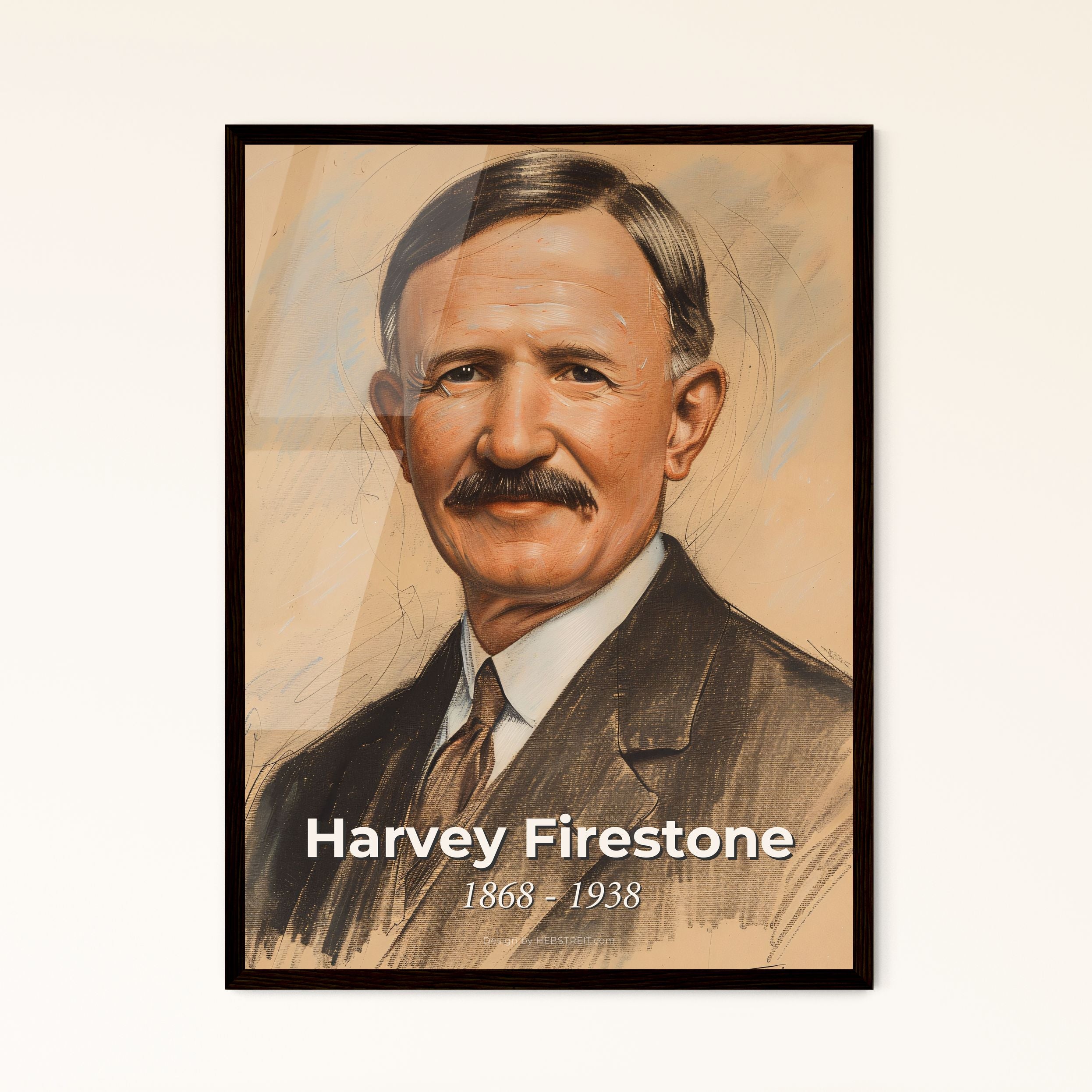 Harvey Firestone Framed Print – HEBSTREIT