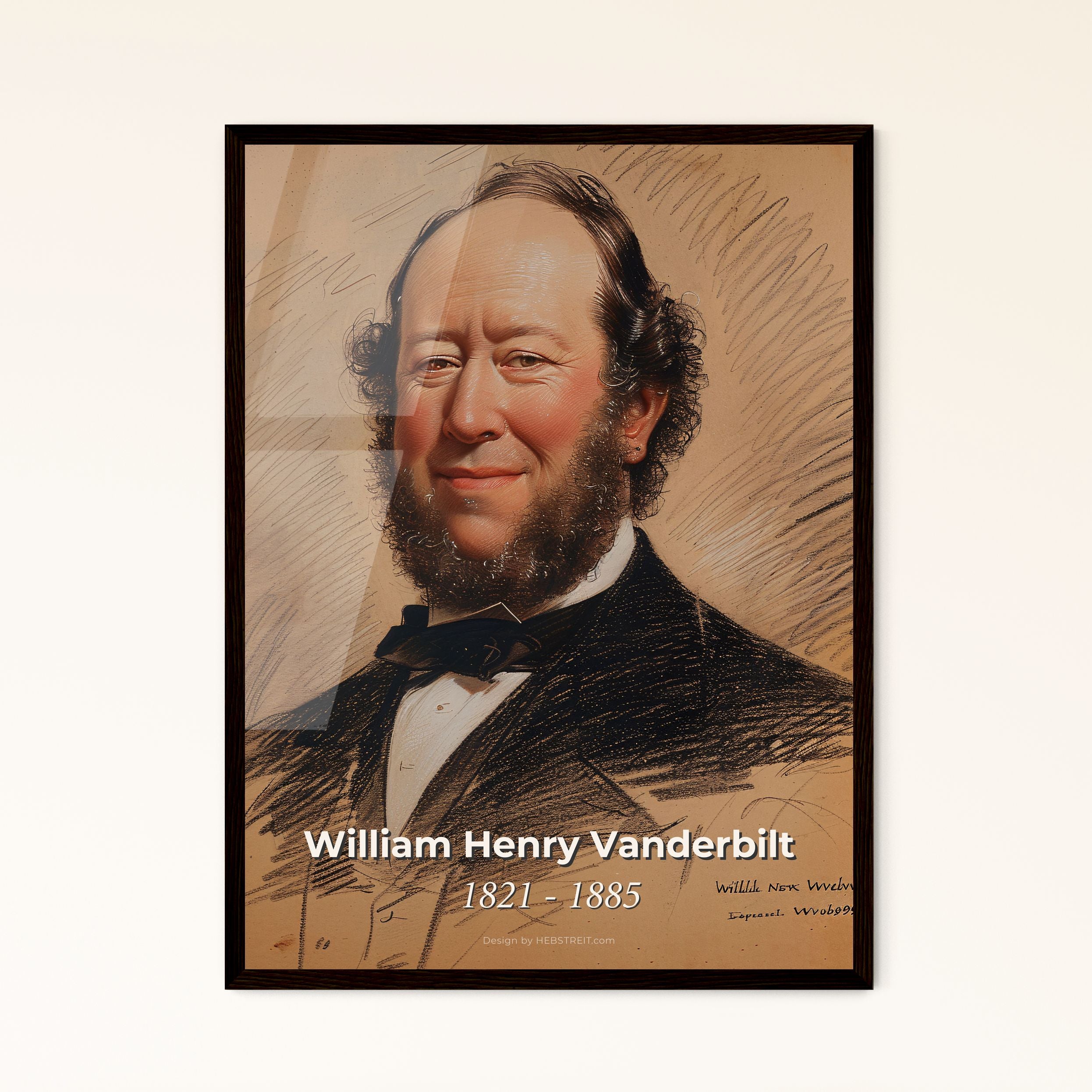 William Henry Vanderbilt, 1821 - 1885, American businessman - A ...