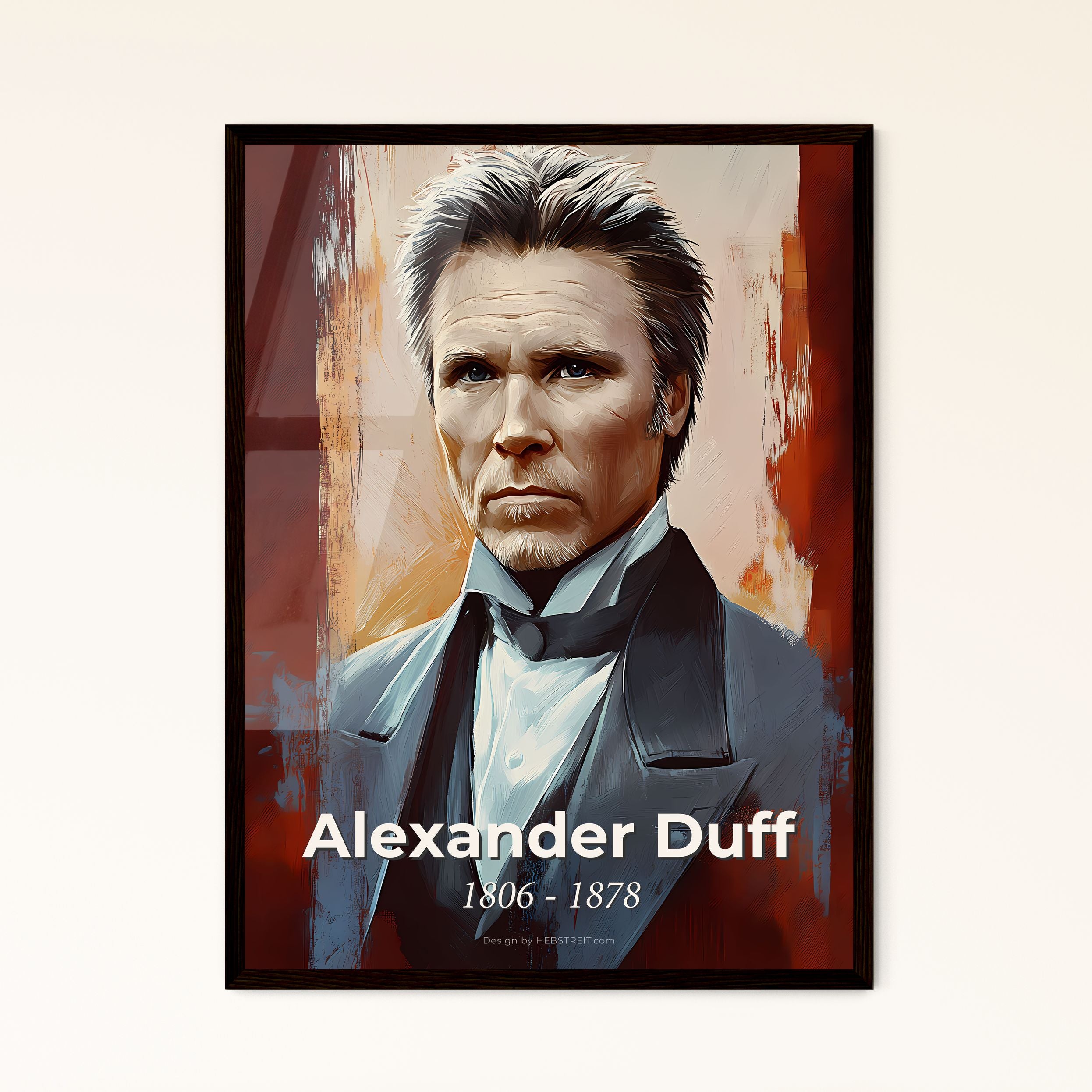 Portrait of Alexander Duff Framed Print – HEBSTREIT