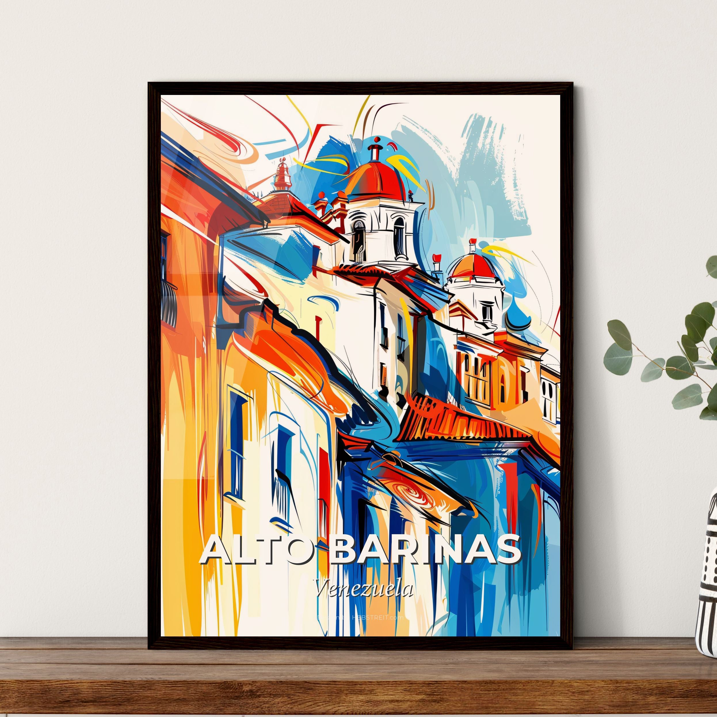 Vibrant Alto Barinas, Venezuela Painting - Custom Print – HEBSTREIT