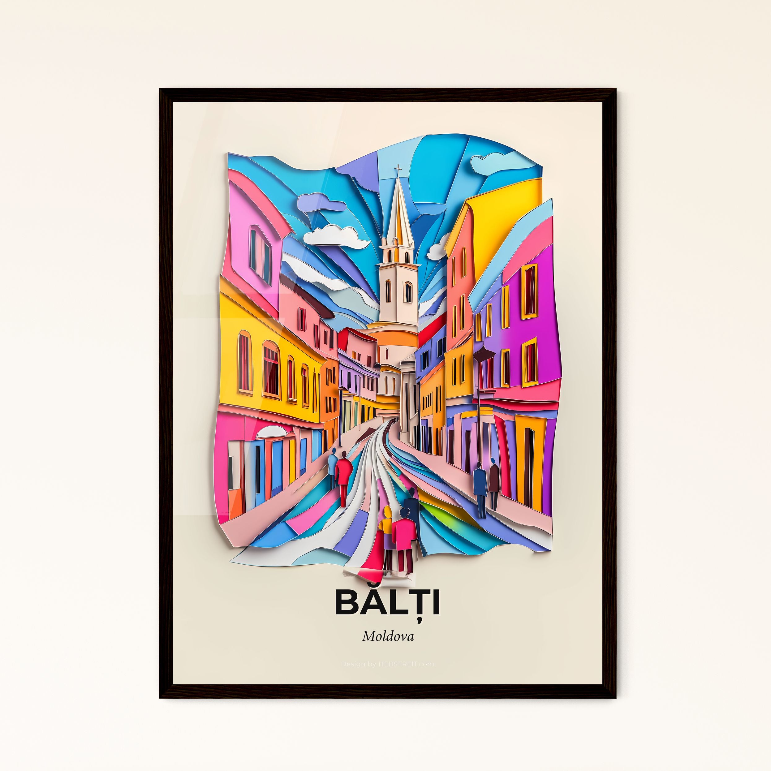 Vivid Bălți, Moldova Art Print – HEBSTREIT