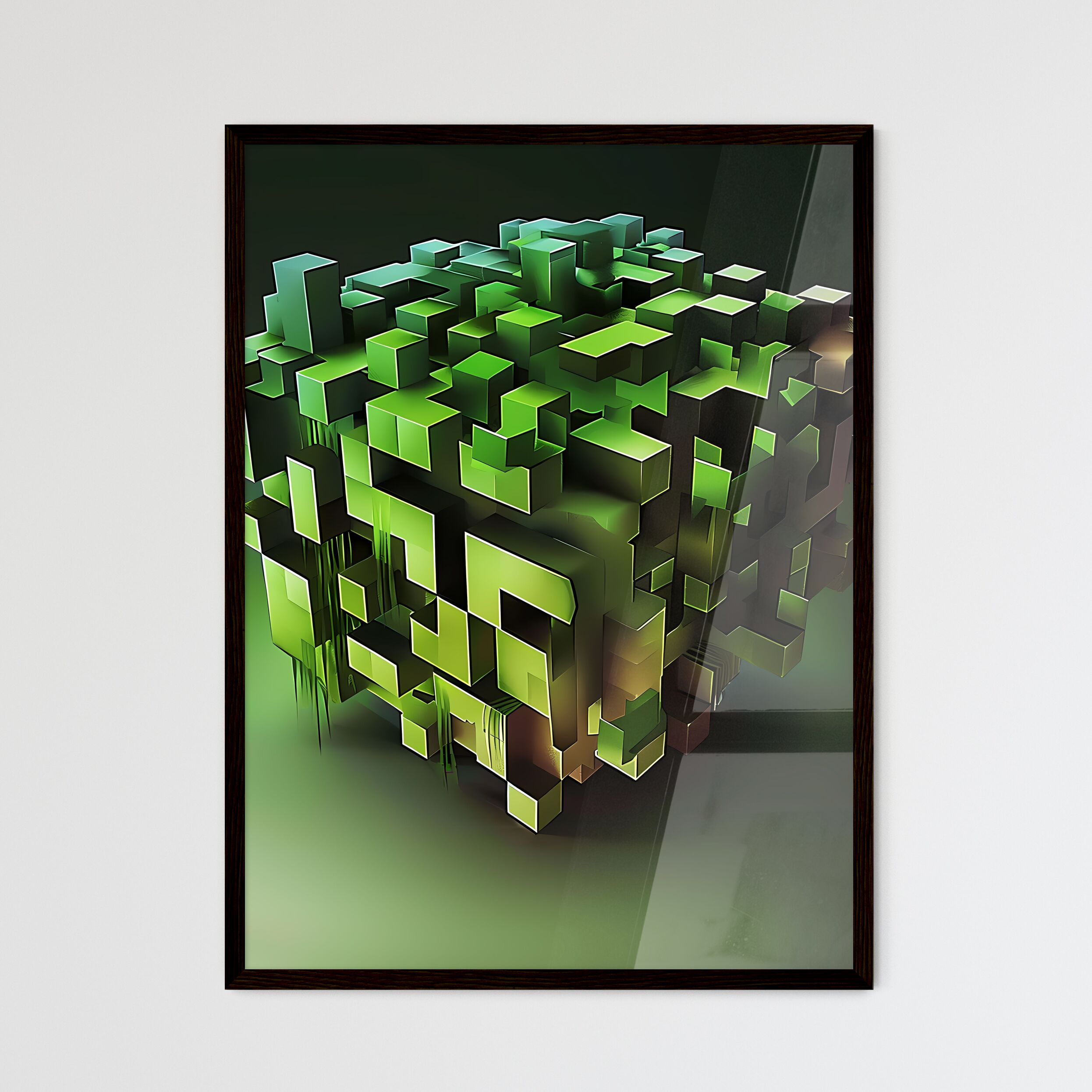 Block to school minecraft logo, in the style of bold graphics ...