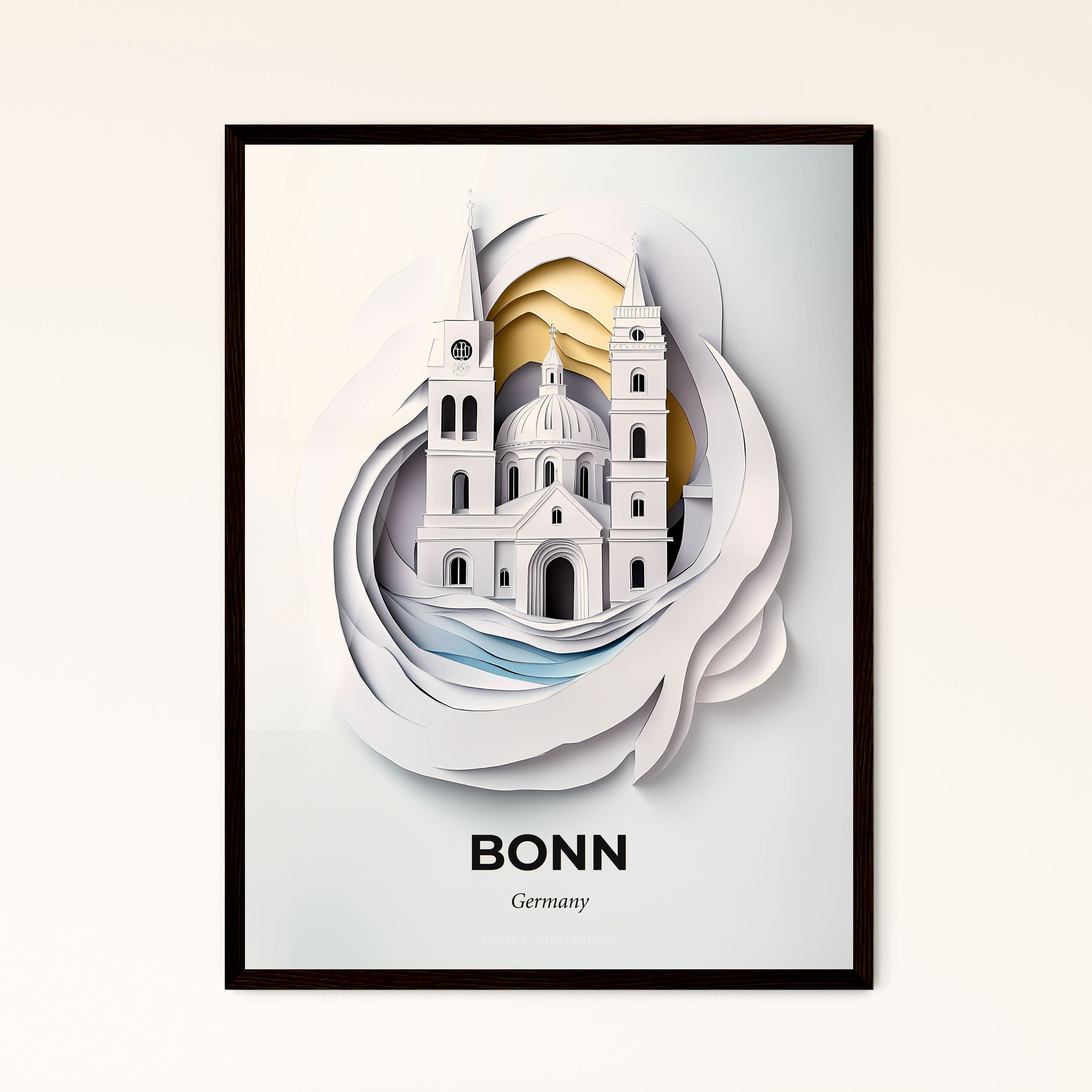 Vivid Bonn, Germany Art Print – HEBSTREIT