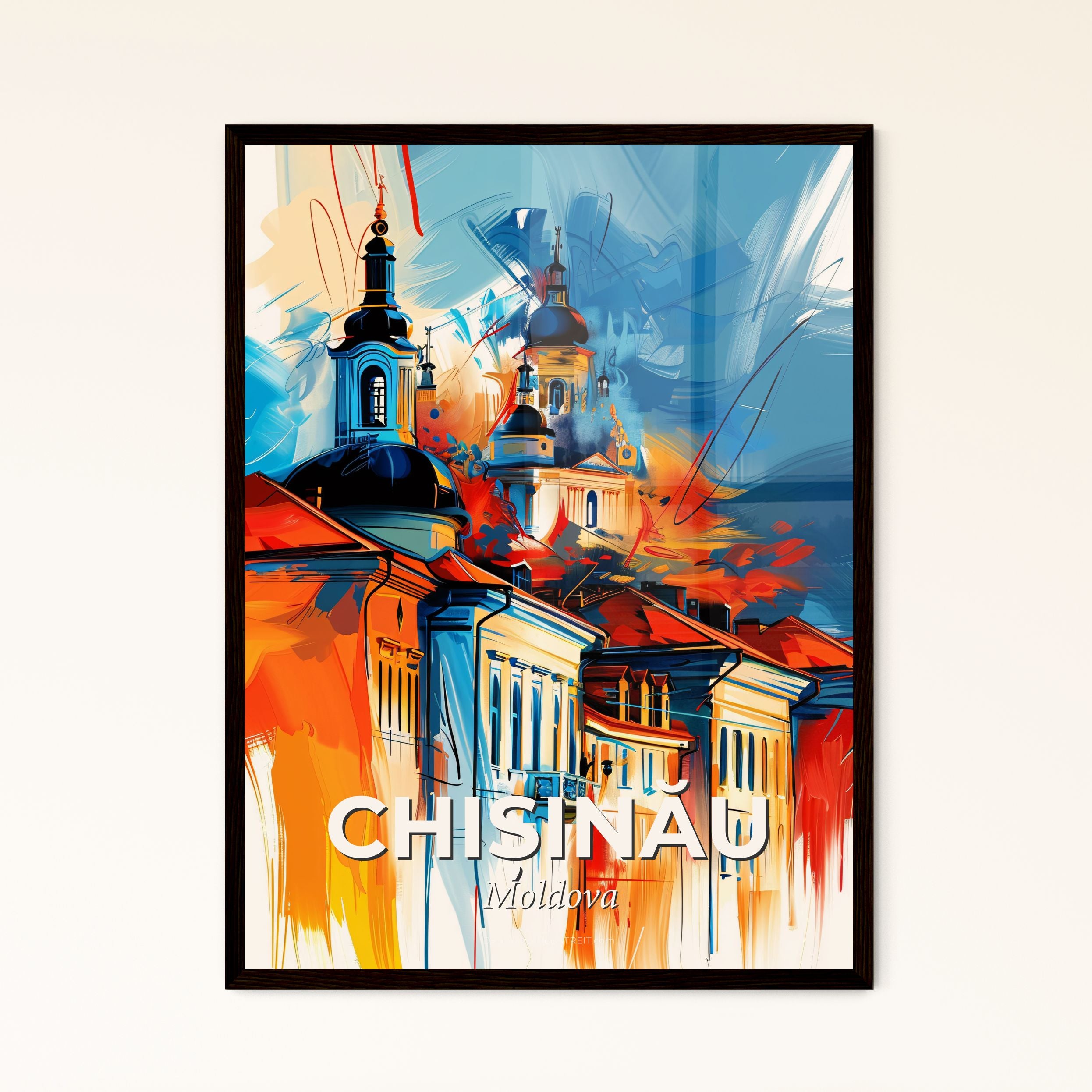 Vibrant Chișinău, Moldova Painting - Custom Print – HEBSTREIT