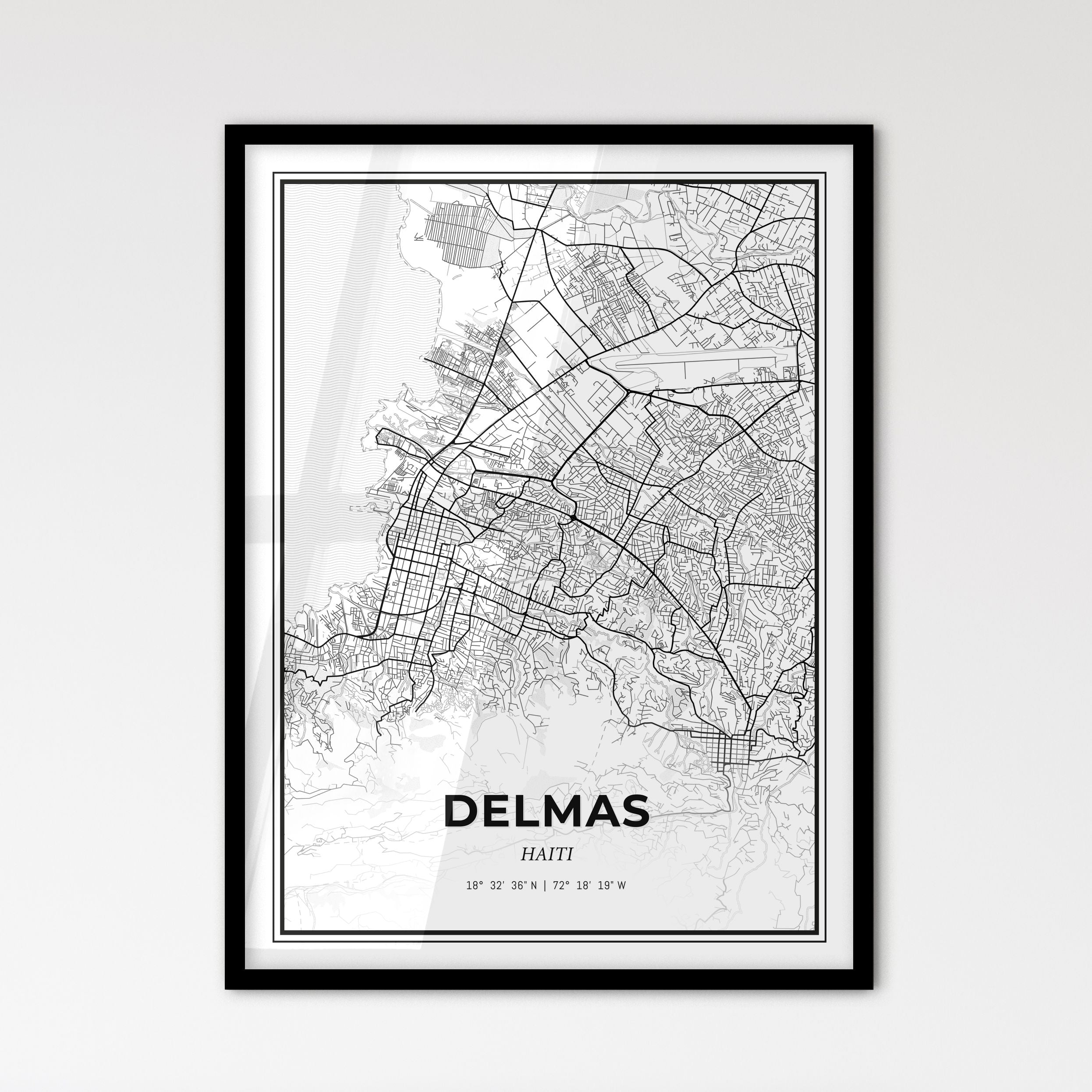 Delmas Haiti Scandinavian Style City Map – HEBSTREIT
