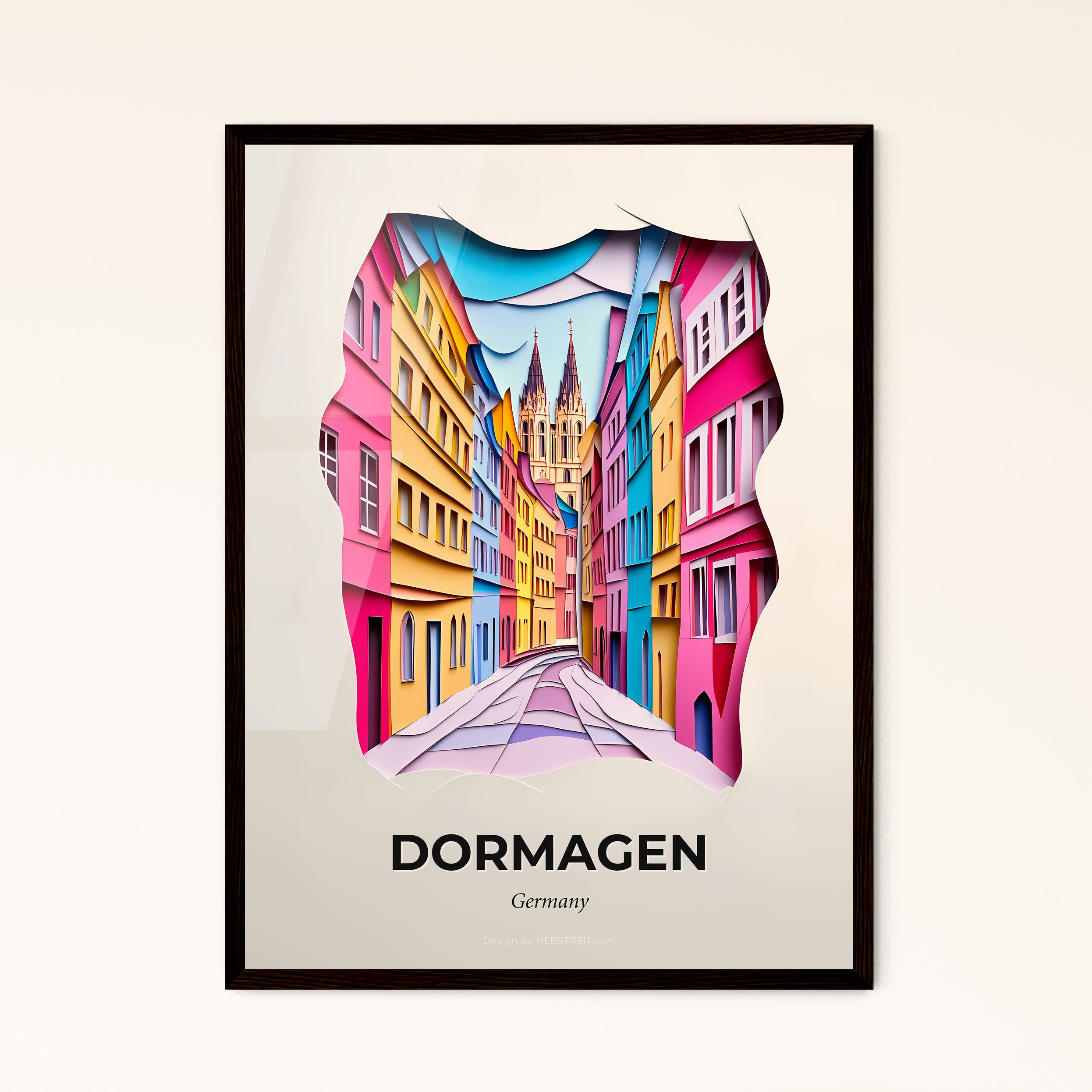 Vivid Dormagen, Germany Art Print – HEBSTREIT