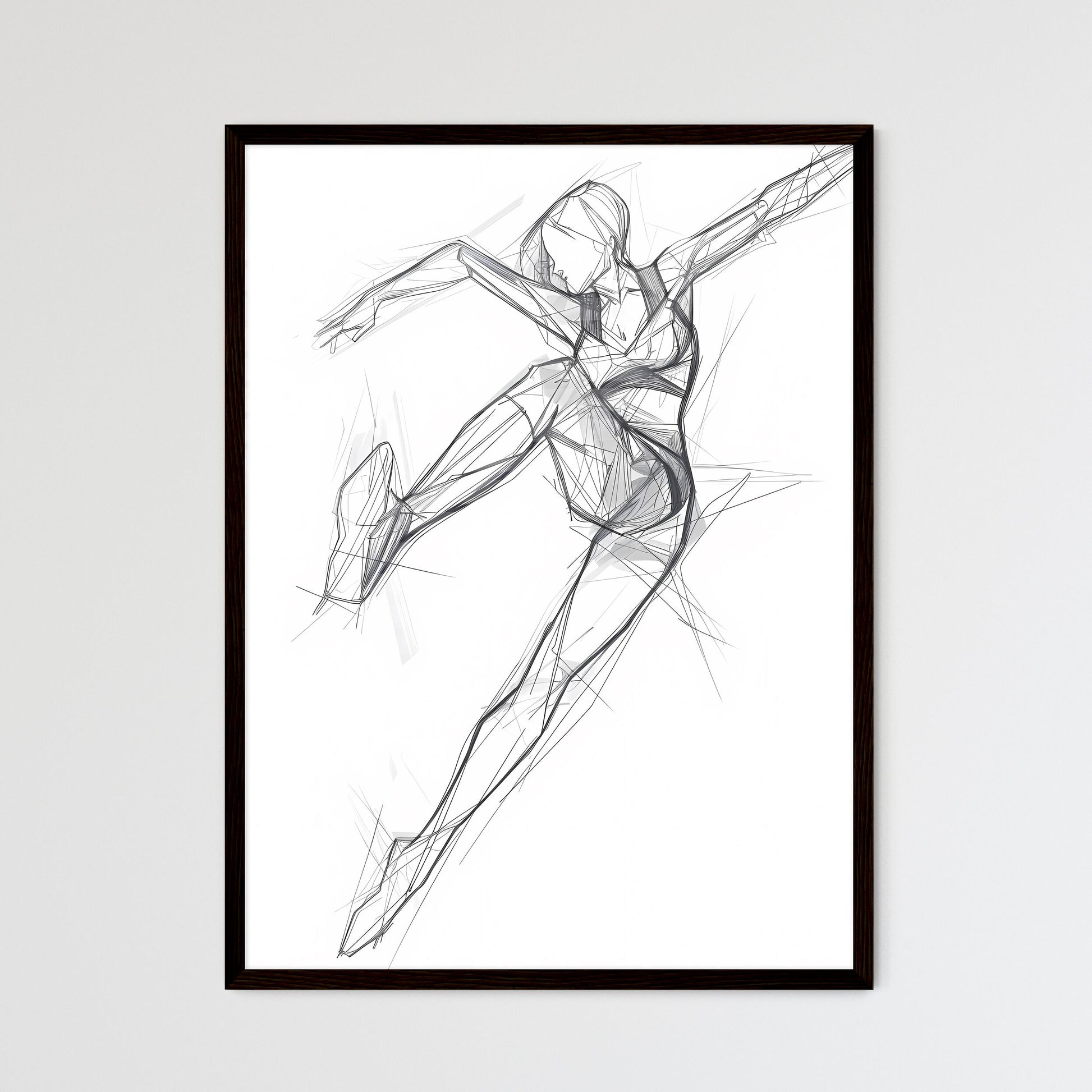 dancing pencil drawing