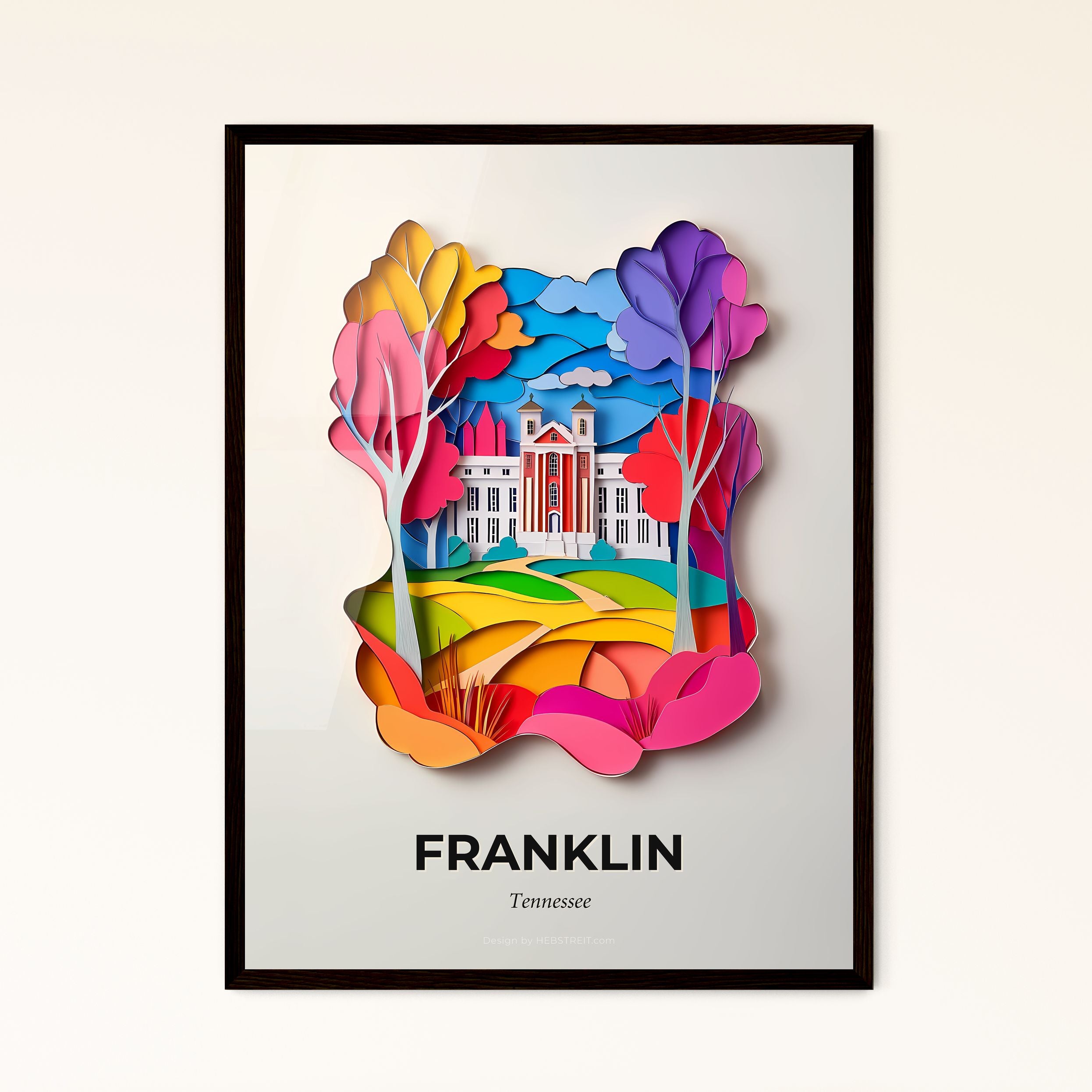 Vivid Franklin, Tennessee Art Print – HEBSTREIT