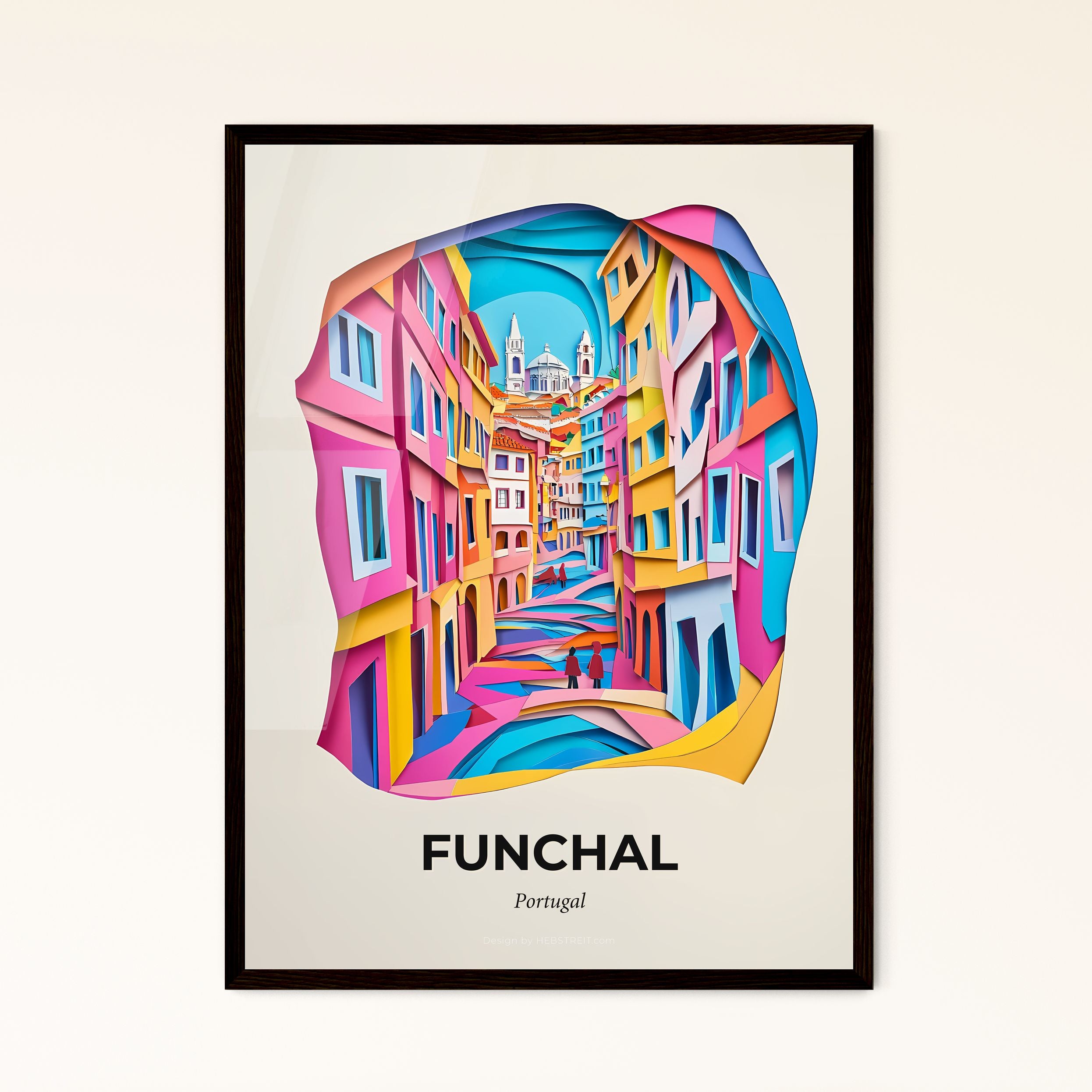 Vivid Funchal, Portugal Art Print – HEBSTREIT