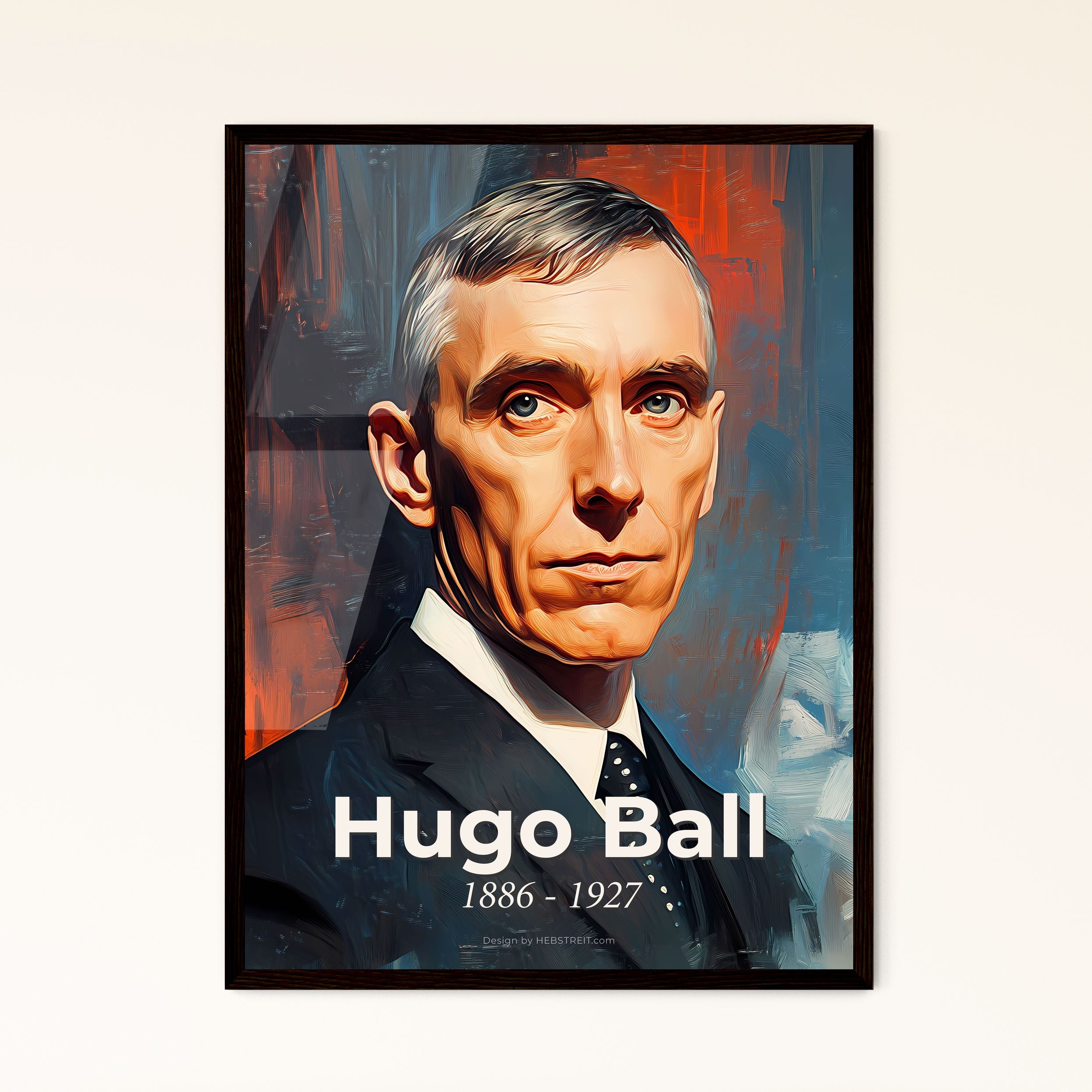 Portrait of Hugo Ball, 1886 - 1927 – HEBSTREIT