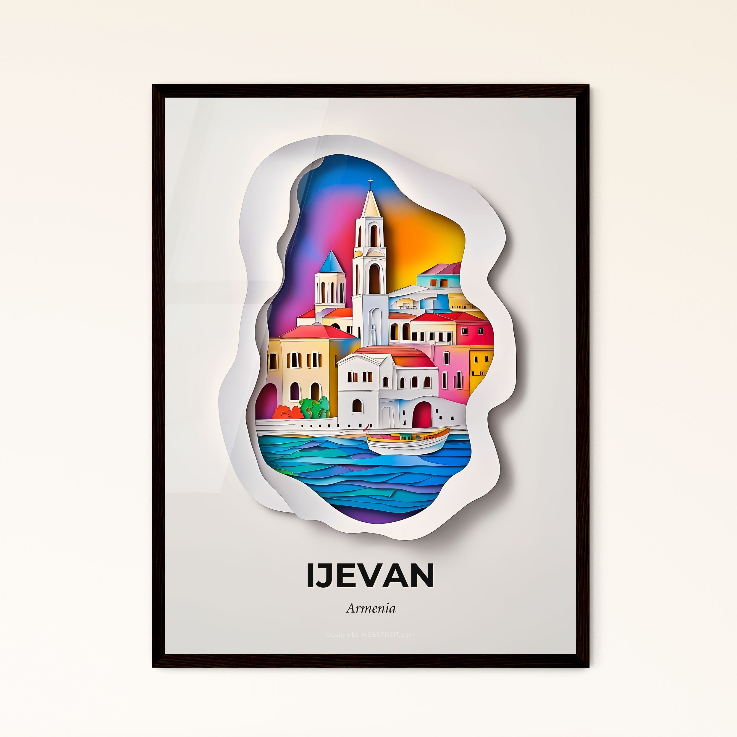 Vivid Ijevan, Armenia Art Print – HEBSTREIT