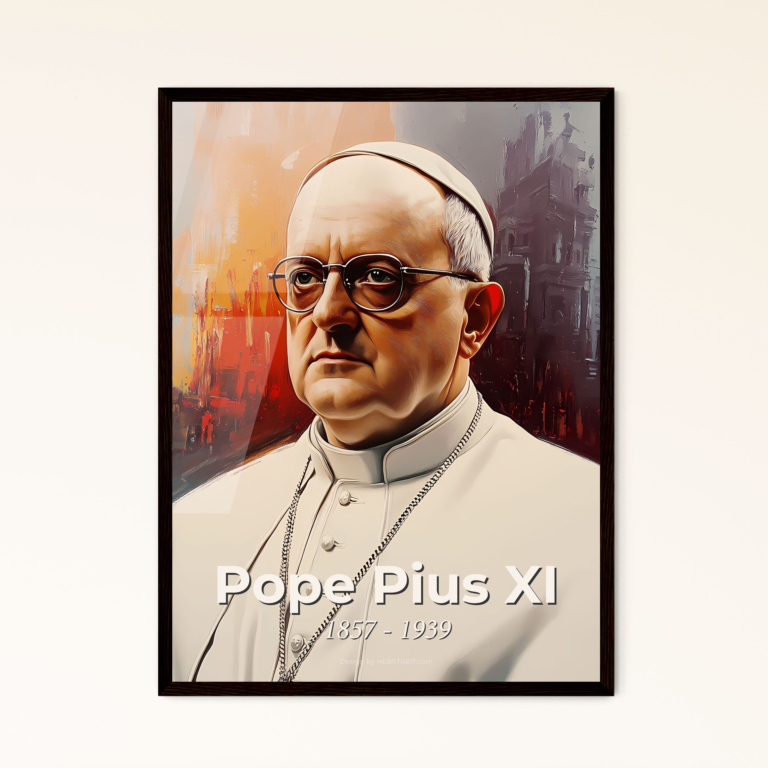 Portrait of Pope Pius XI, 1857 - 1939 – HEBSTREIT