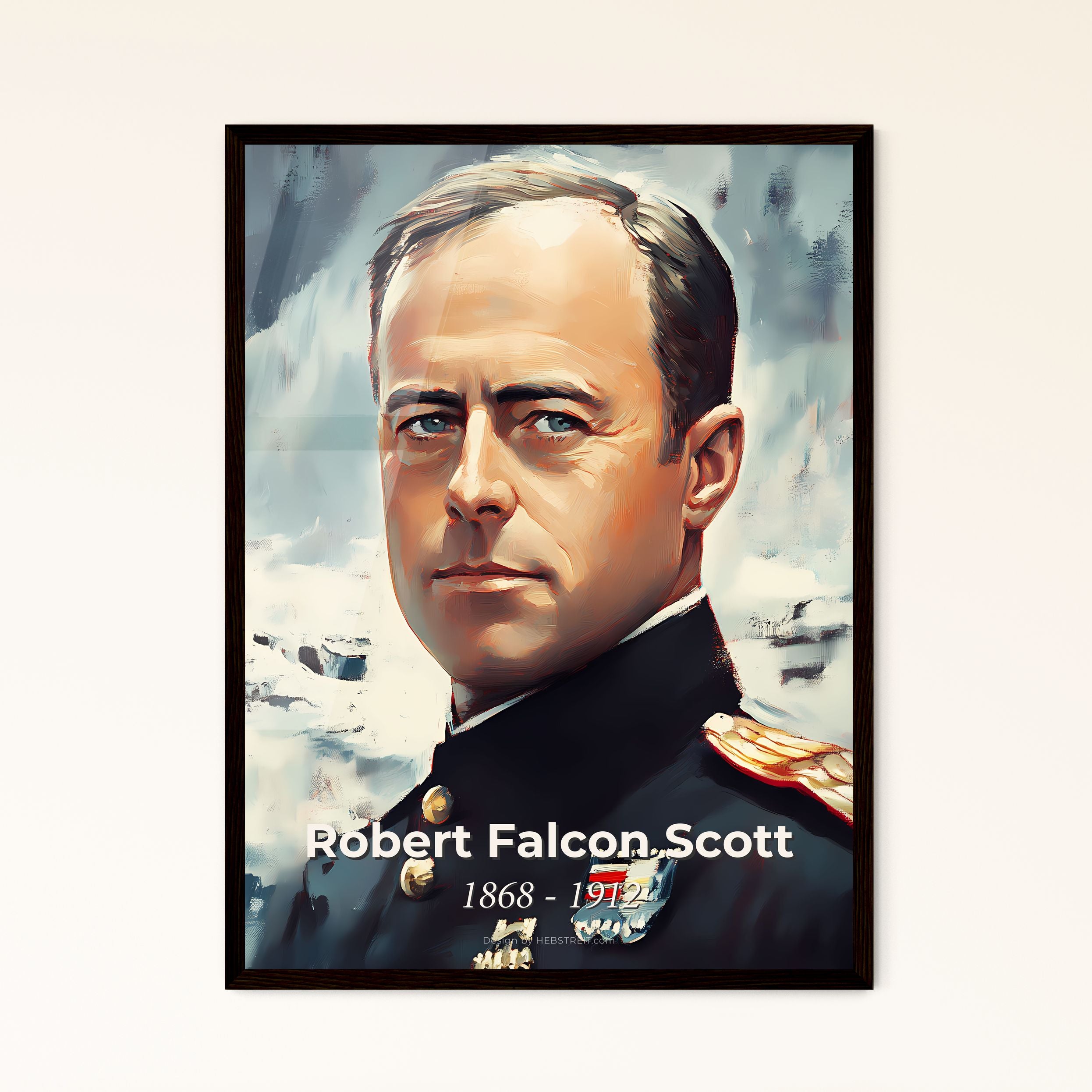 Portrait of Robert Falcon Scott, 1868 - 1912 – HEBSTREIT