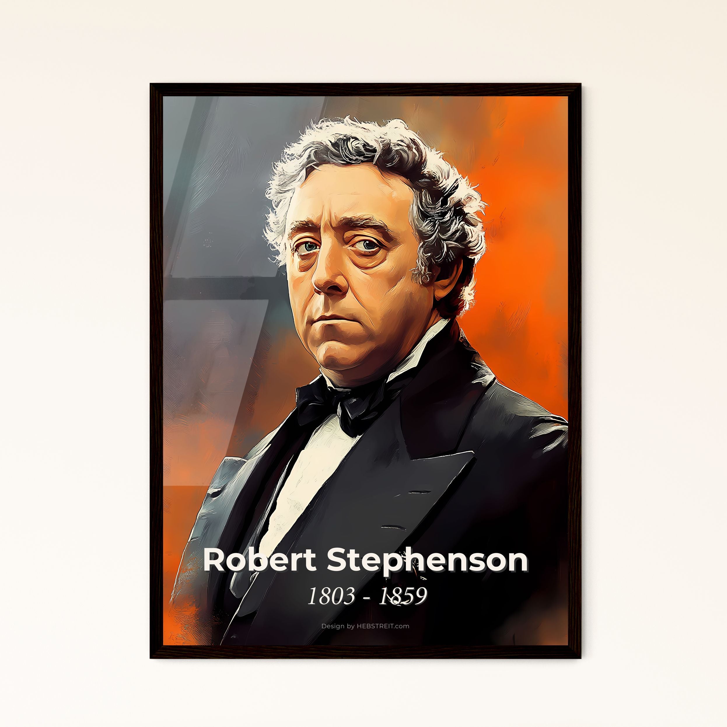 Portrait of Robert Stephenson, 1803 - 1859 – HEBSTREIT