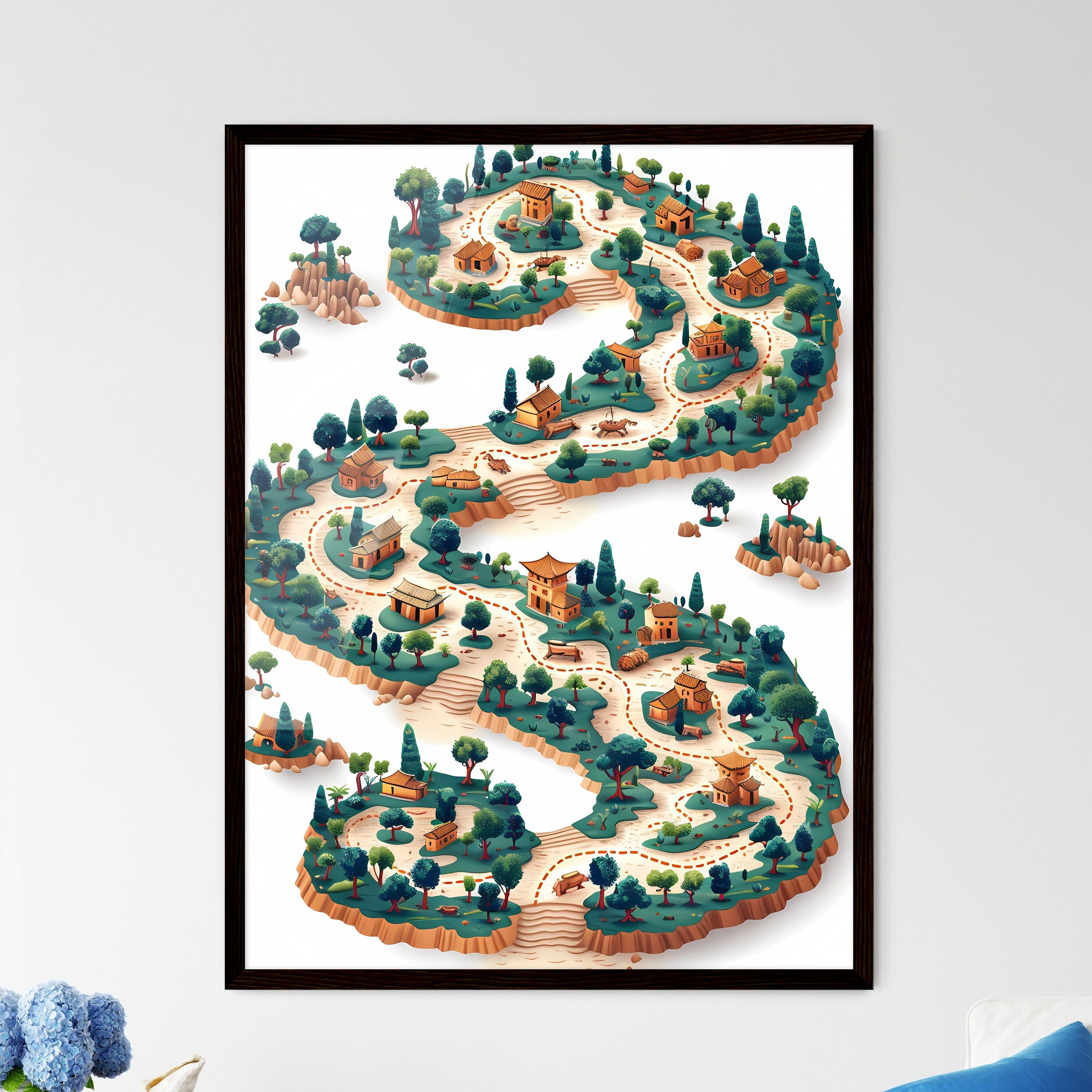 Silk Road Visualization, Visual design, flowchart illustration, flat ...