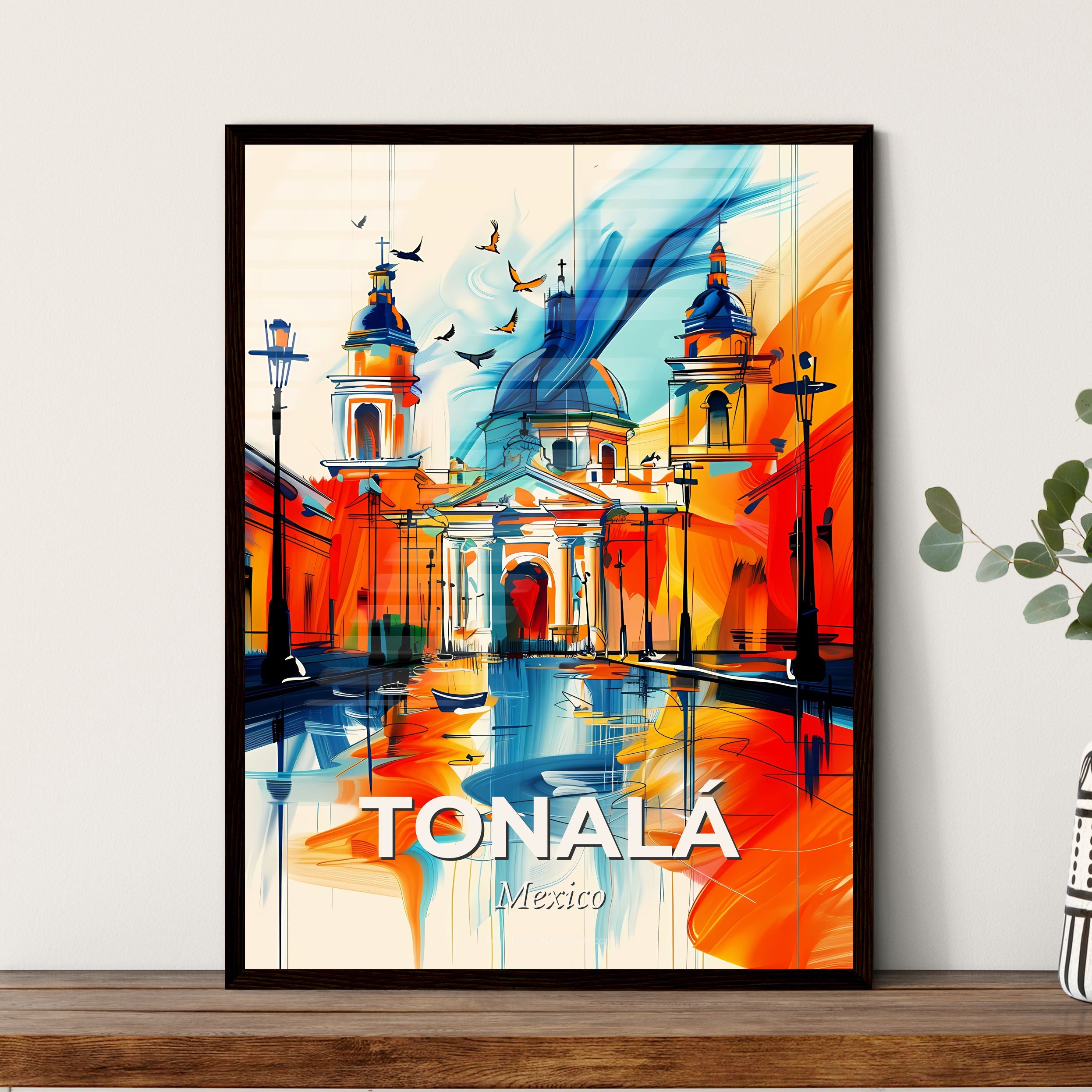 Vibrant Tonalá, Mexico Painting - Custom Print – HEBSTREIT