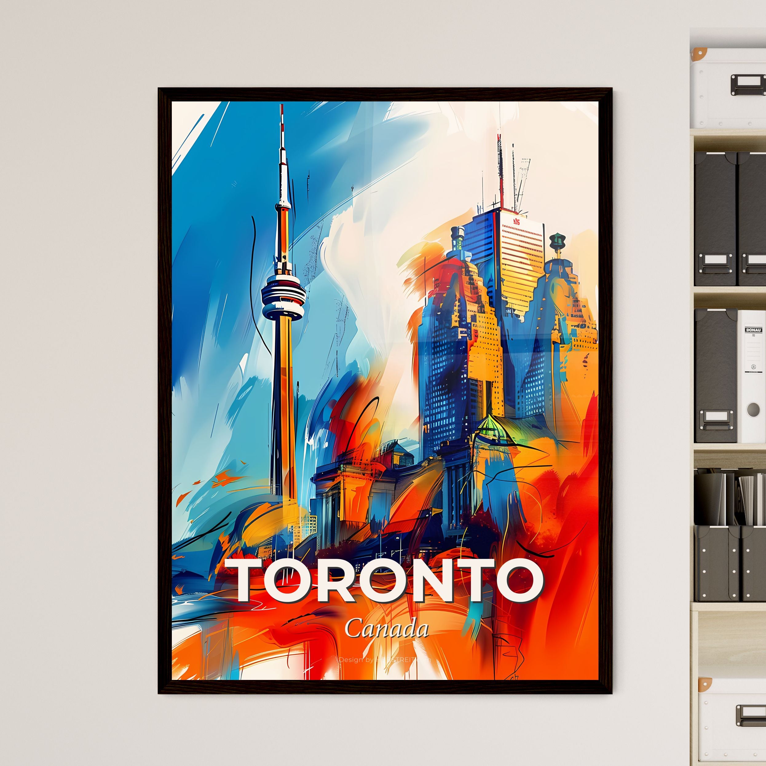 Vibrant Toronto, Canada Painting - Custom Print – HEBSTREIT