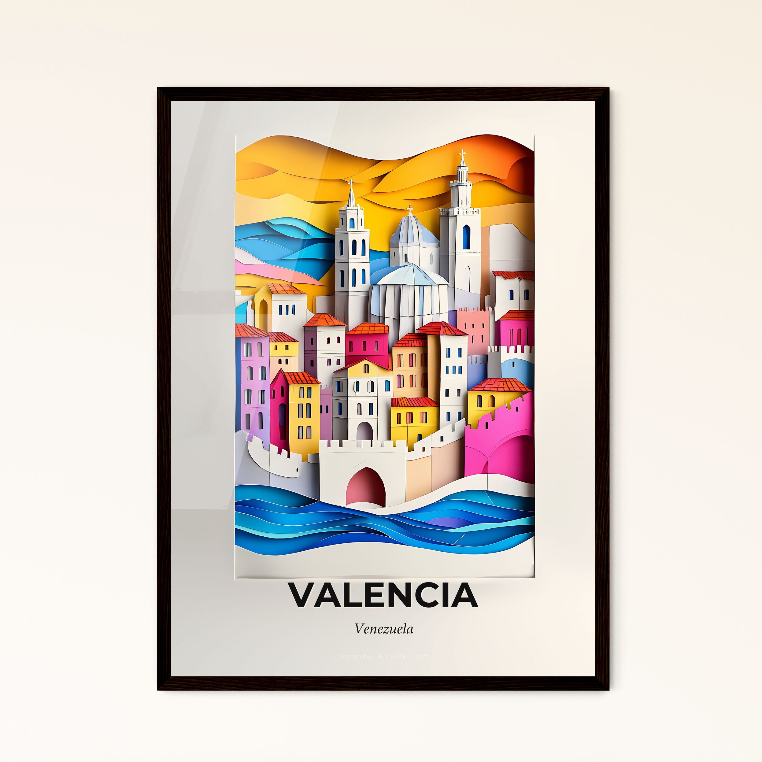 Vivid Valencia, Venezuela Art Print – HEBSTREIT