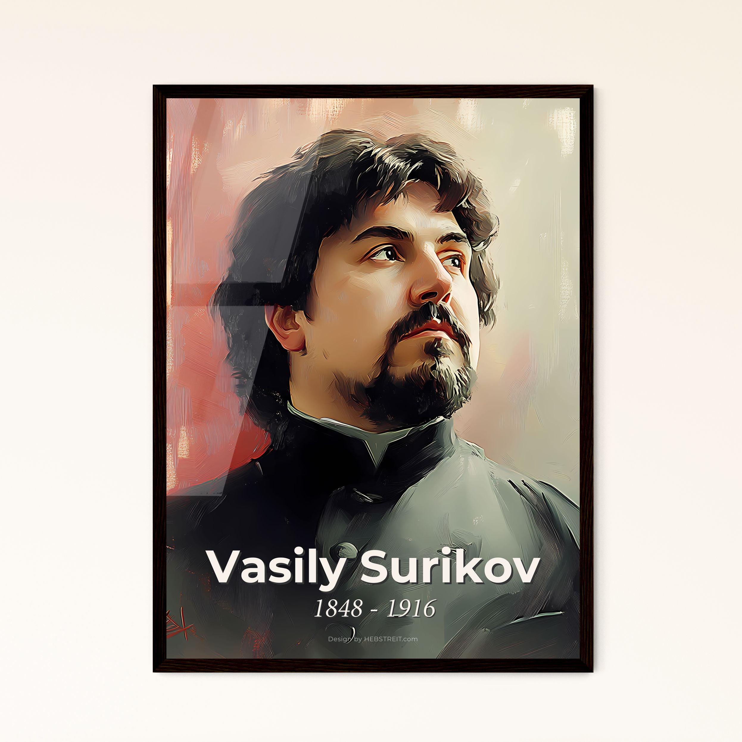 Portrait of Vasily Surikov, 1848 - 1916 – HEBSTREIT