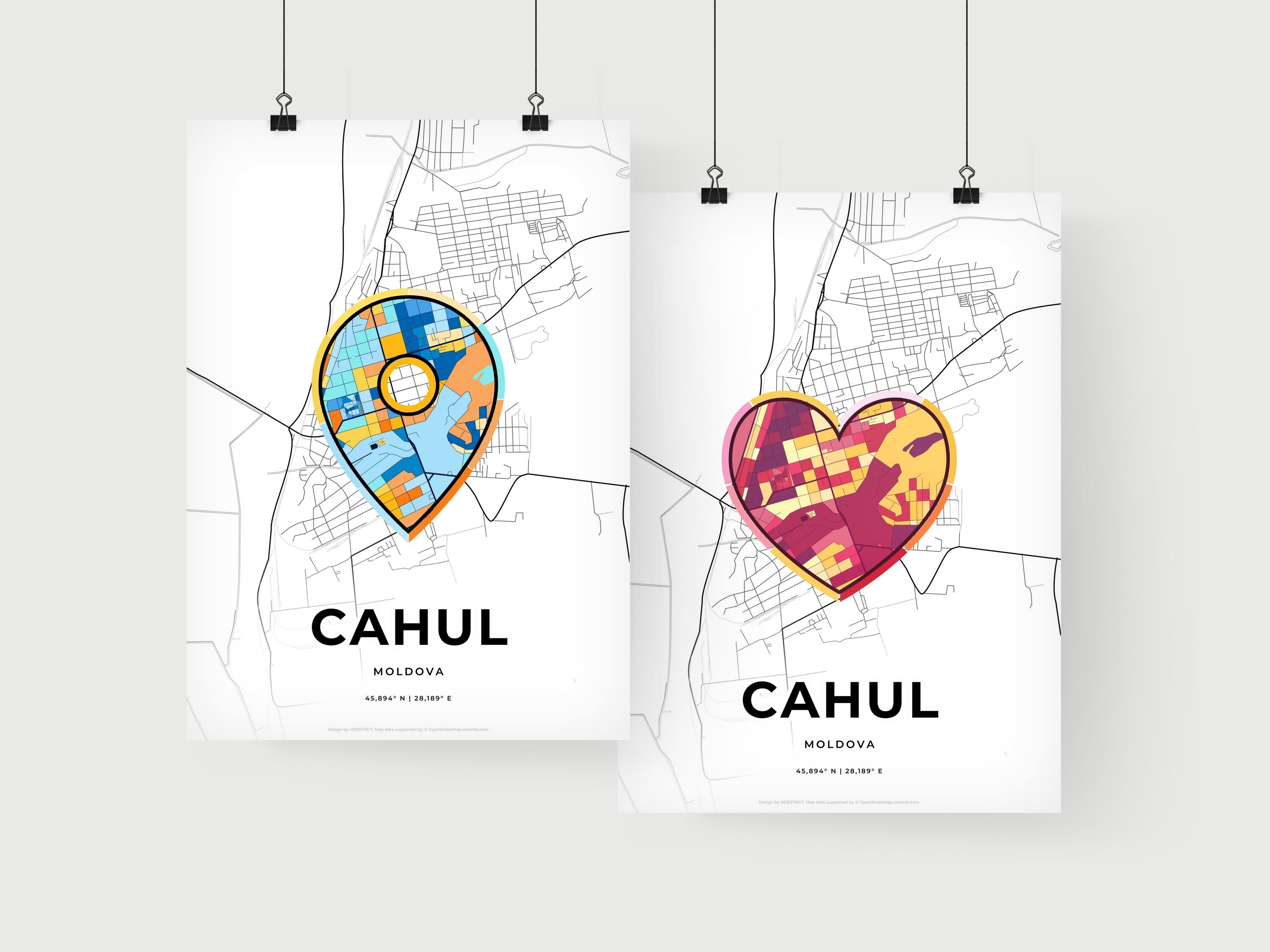Cahul Moldova Art Map – HEBSTREIT