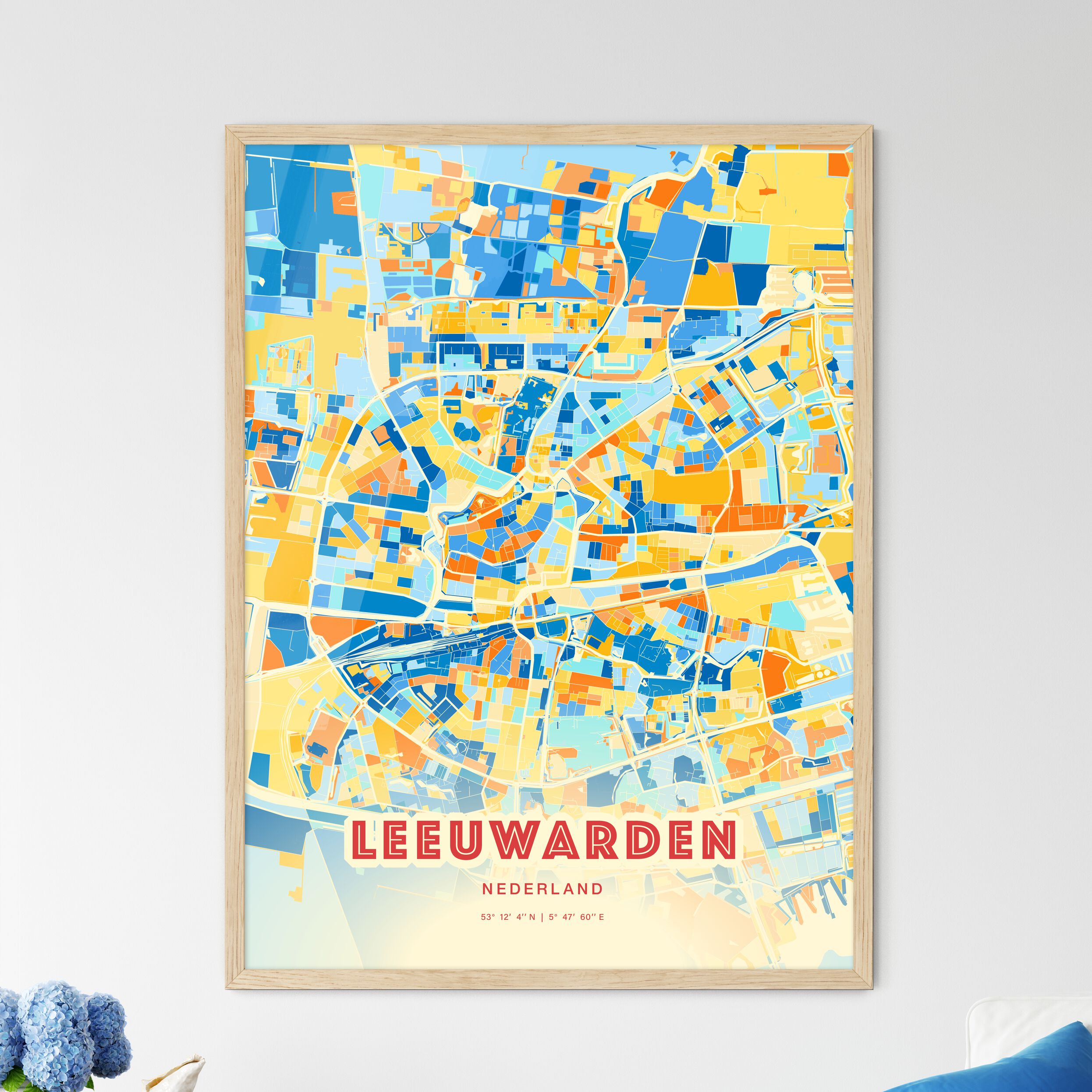 Colorful LEEUWARDEN NETHERLANDS Fine Art Print by HEBSTREIT