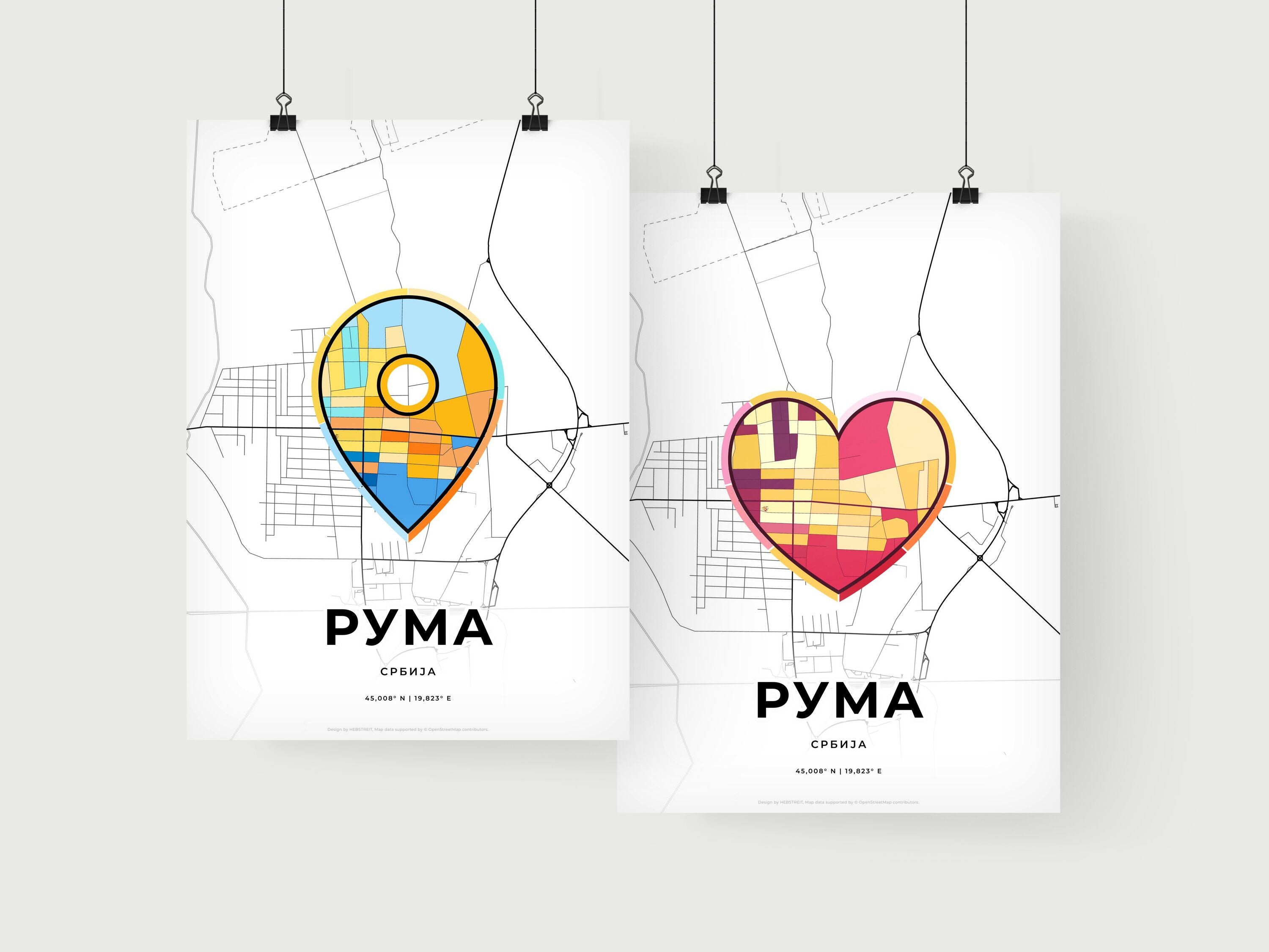 Ruma Serbia Art Map – HEBSTREIT