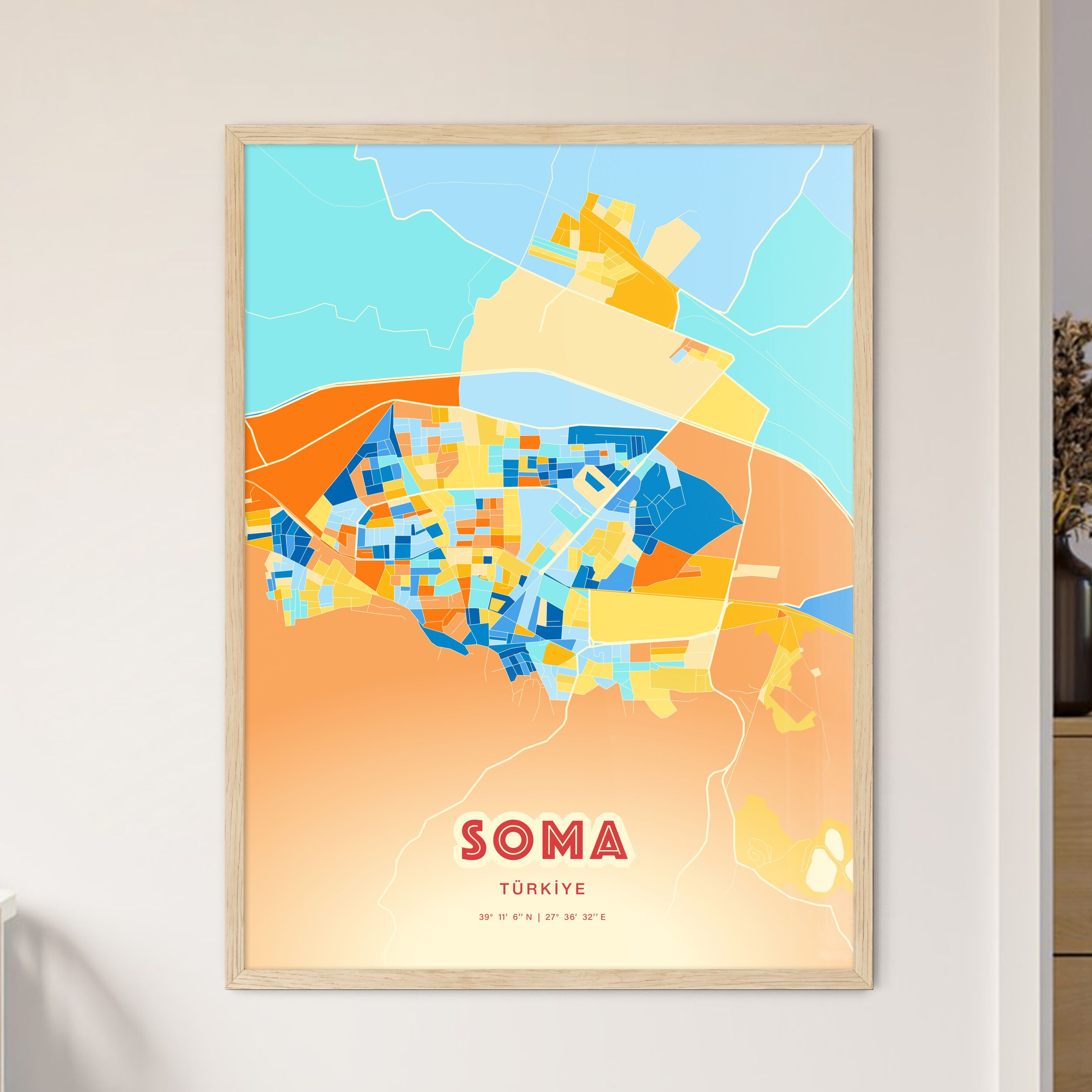 Colorful SOMA TURKEY Fine Art Print by HEBSTREIT