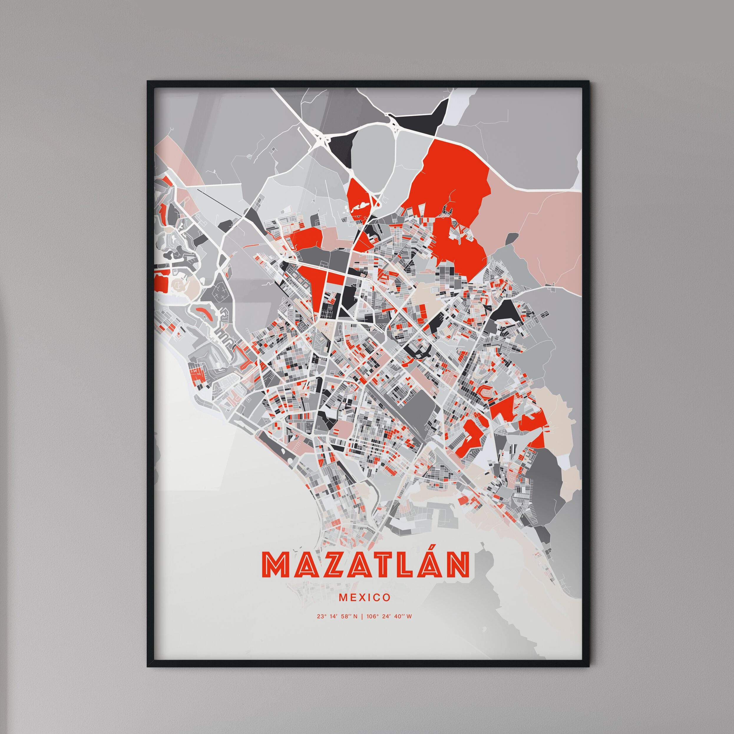 Colorful MAZATLÁN MEXICO Fine Art Print by HEBSTREIT