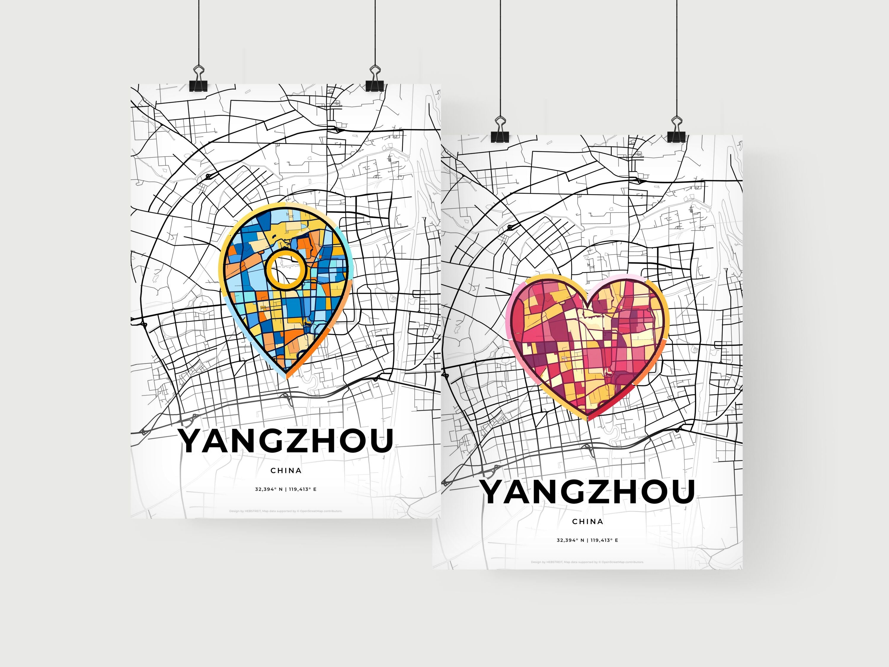 Yangzhou China Art Map – HEBSTREIT