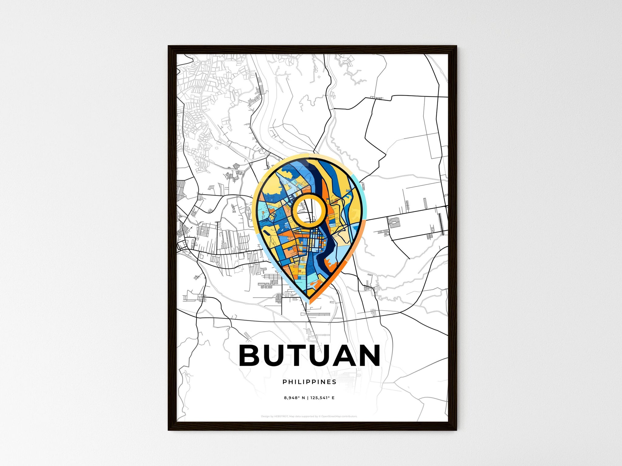 Butuan Philippines Art Map – HEBSTREIT
