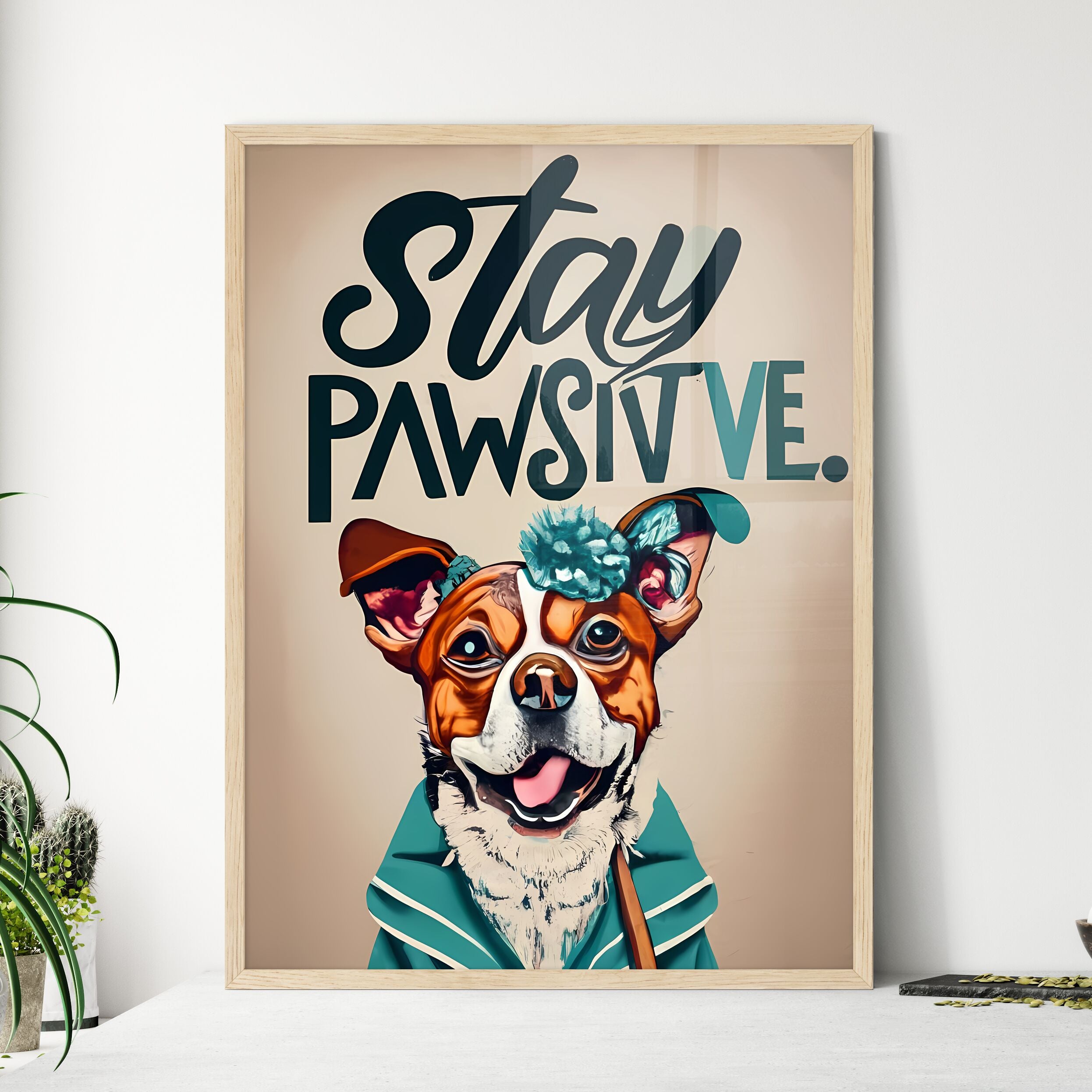 Stay Pawsitive Wall Art – HEBSTREIT