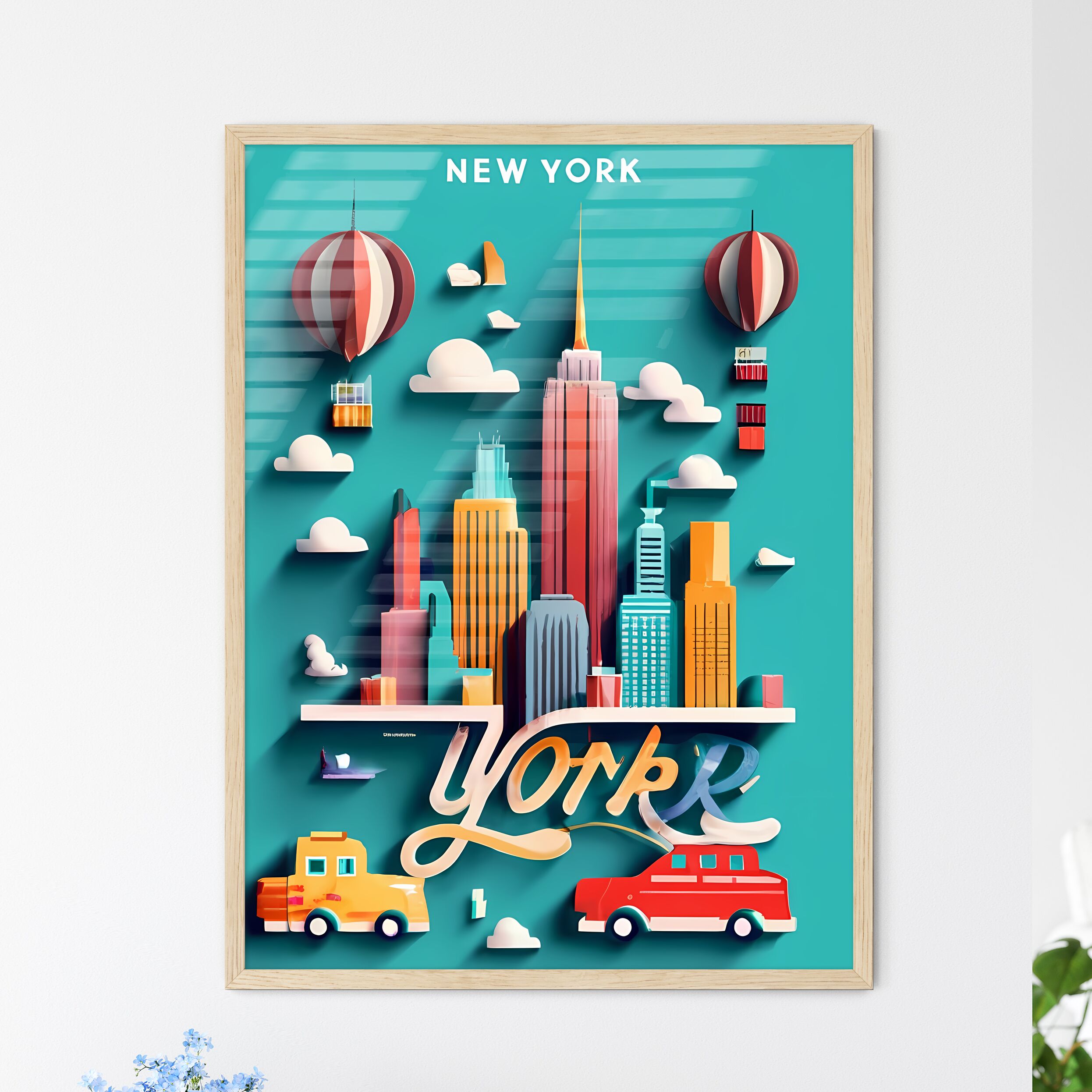 New York - A Paper Cut Out Of A City by HEBSTREIT