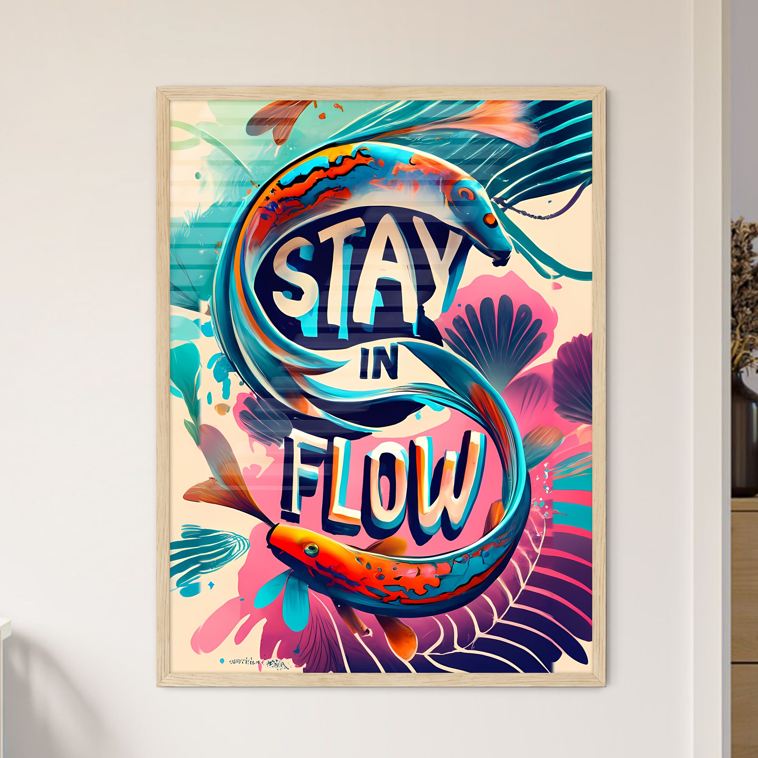 Stay In Flow Wall Art – HEBSTREIT