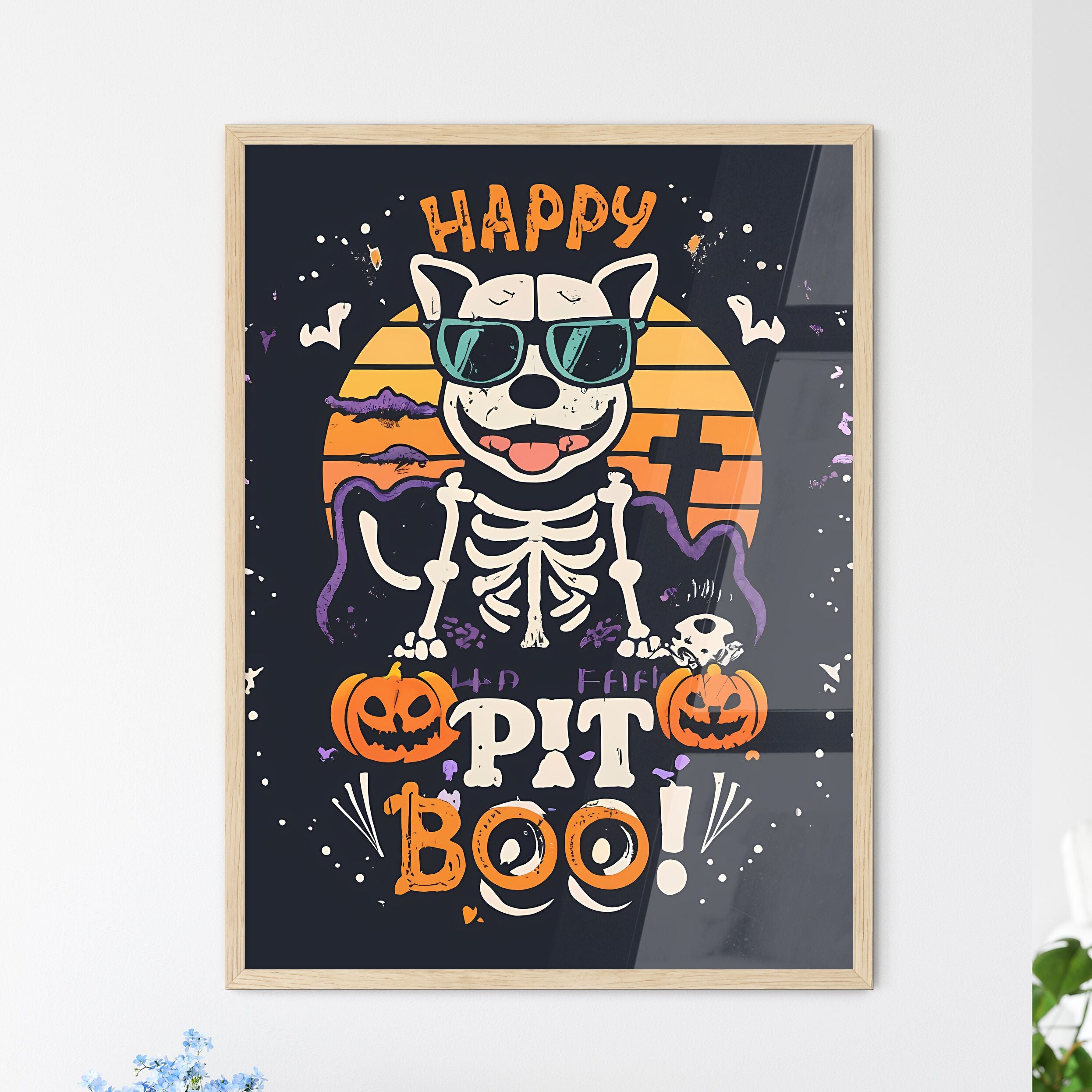 Happy Pit Boo Wall Art – HEBSTREIT