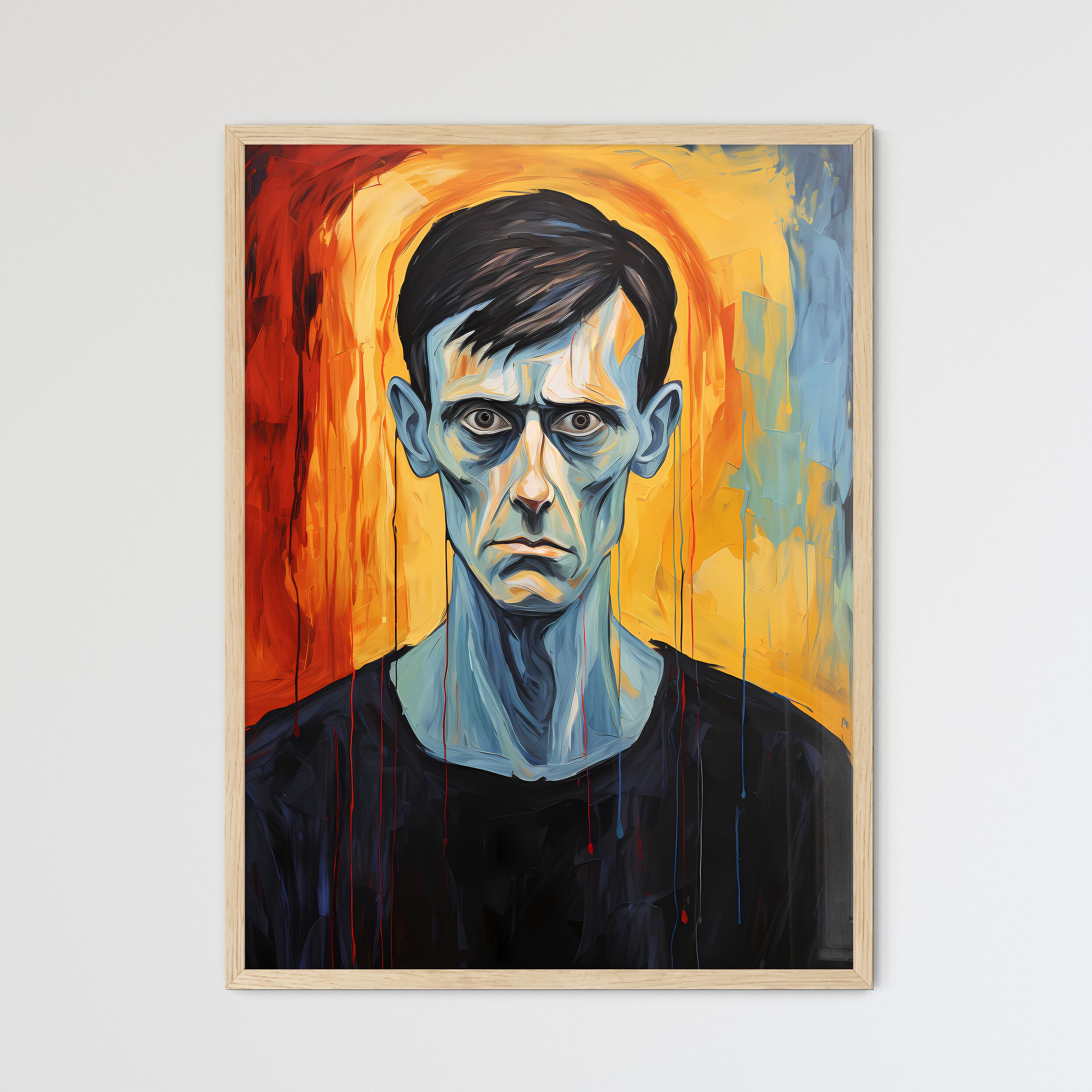Edvard Munch - A Painting Of A Man – HEBSTREIT