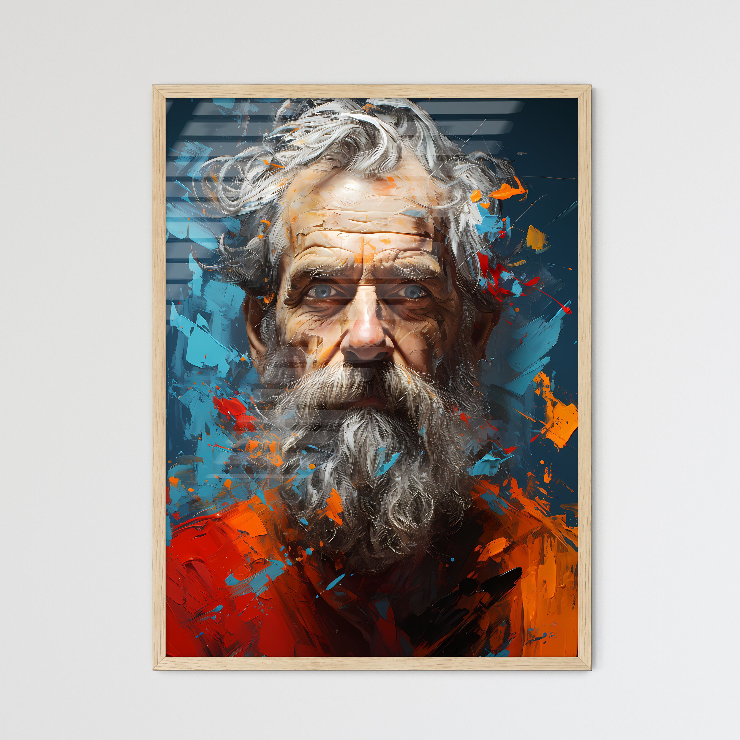 Aristotle Ancient Greek Philosopher - A Man With A Beard by HEBSTREIT
