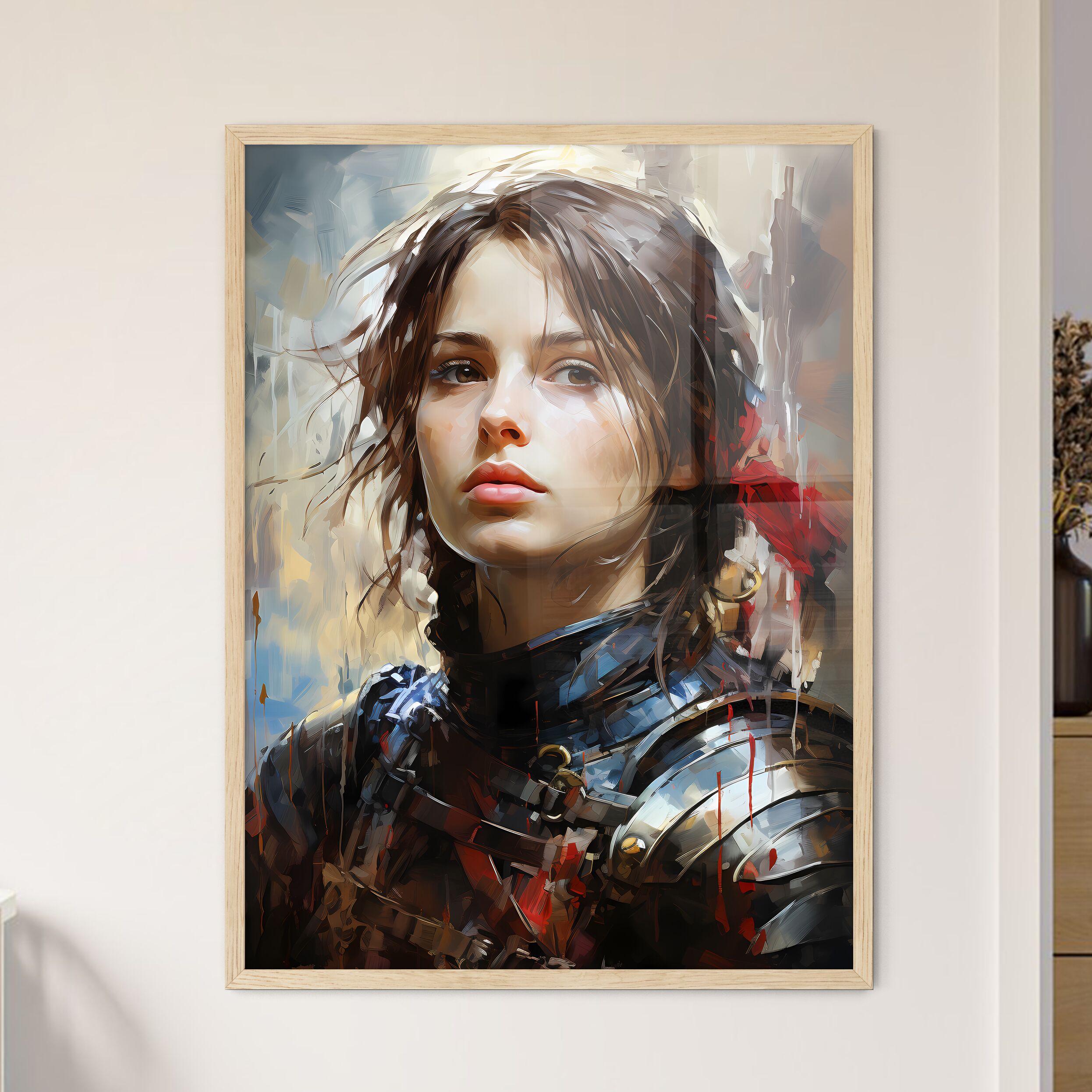 Joan Of Arc French Martyr Saint And Military Leader - A Woman In Armor ...
