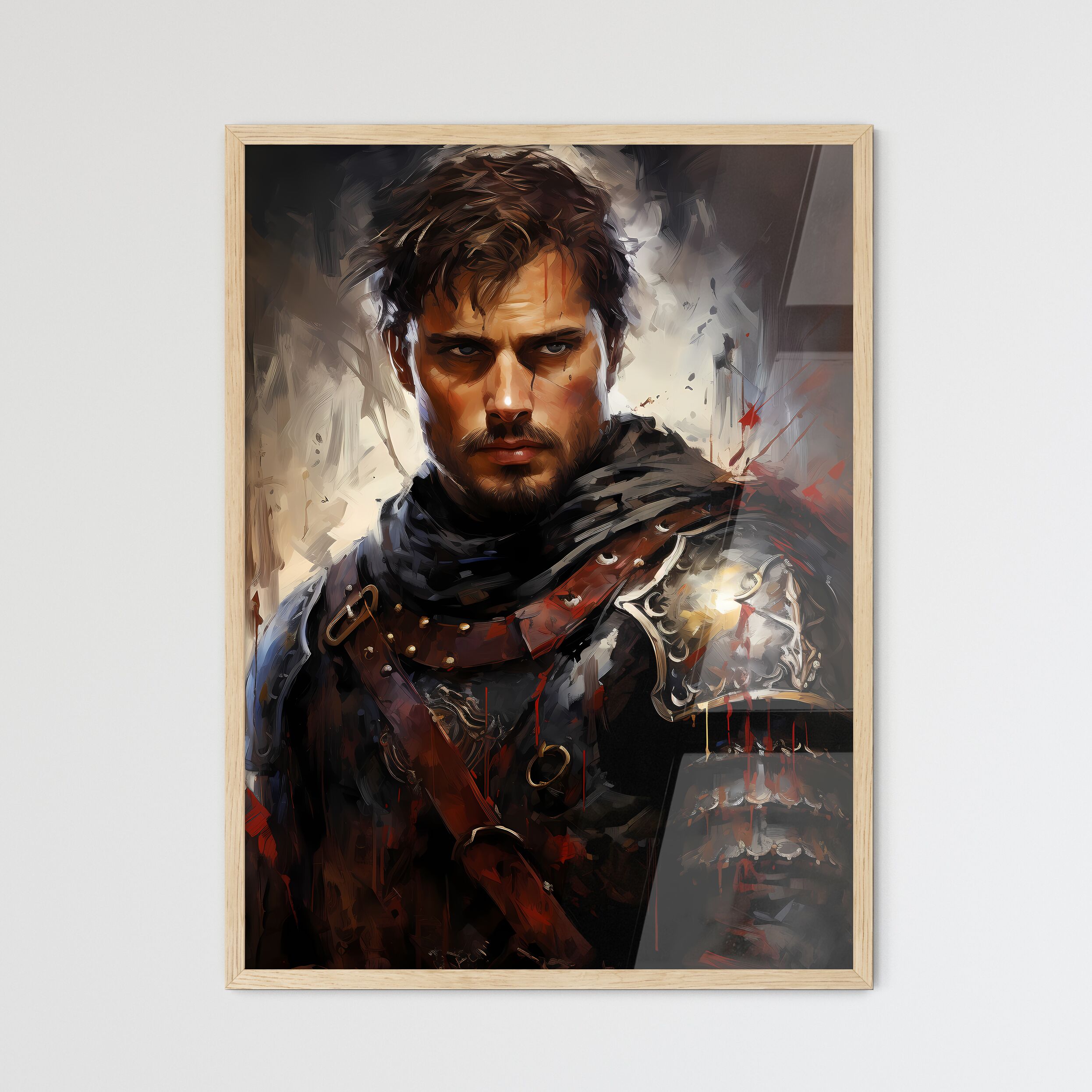 King Arthur Legendary British Warrior And Ki - Framed Art Print – HEBSTREIT