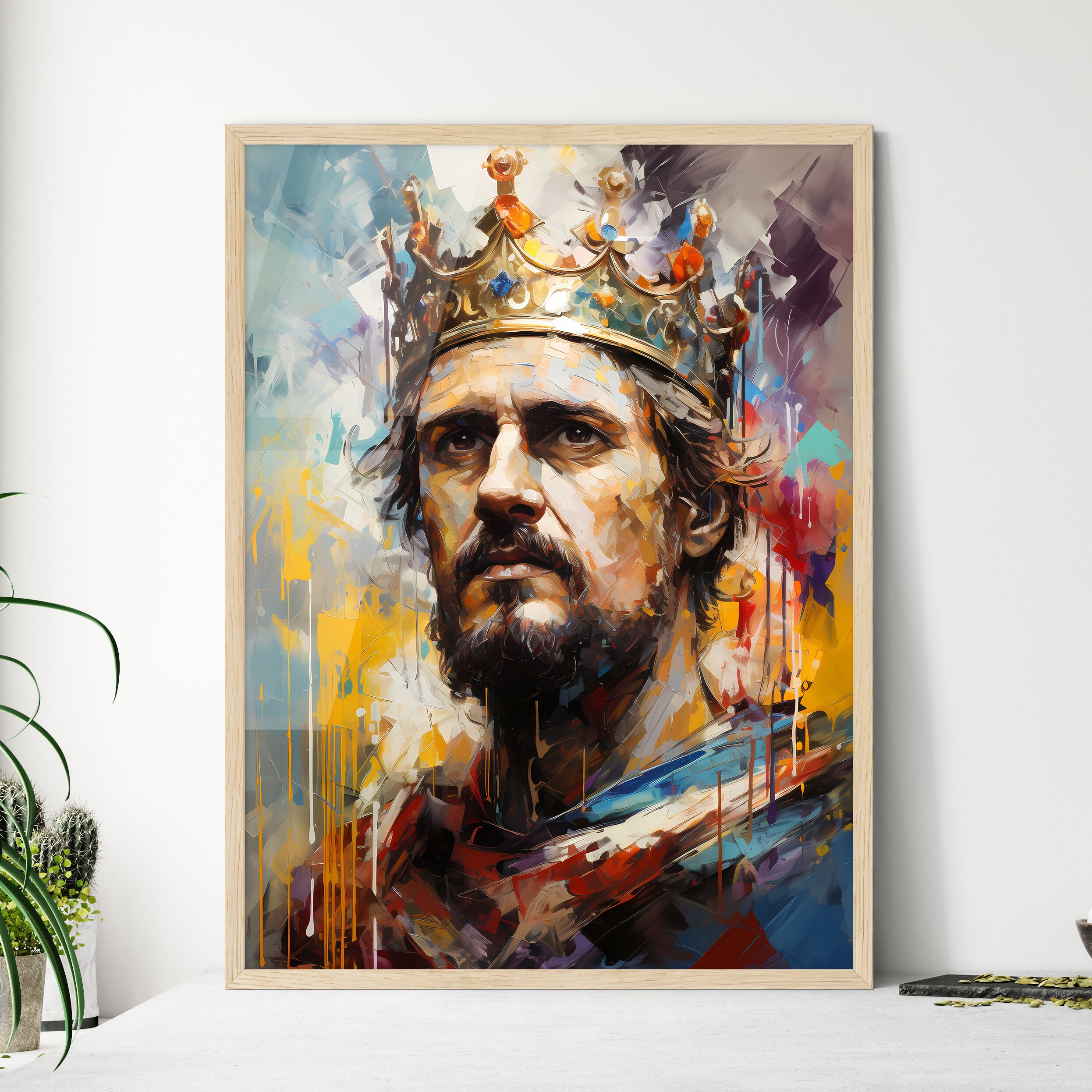 William The Conqueror First Norman King Of England - A Painting Of A ...