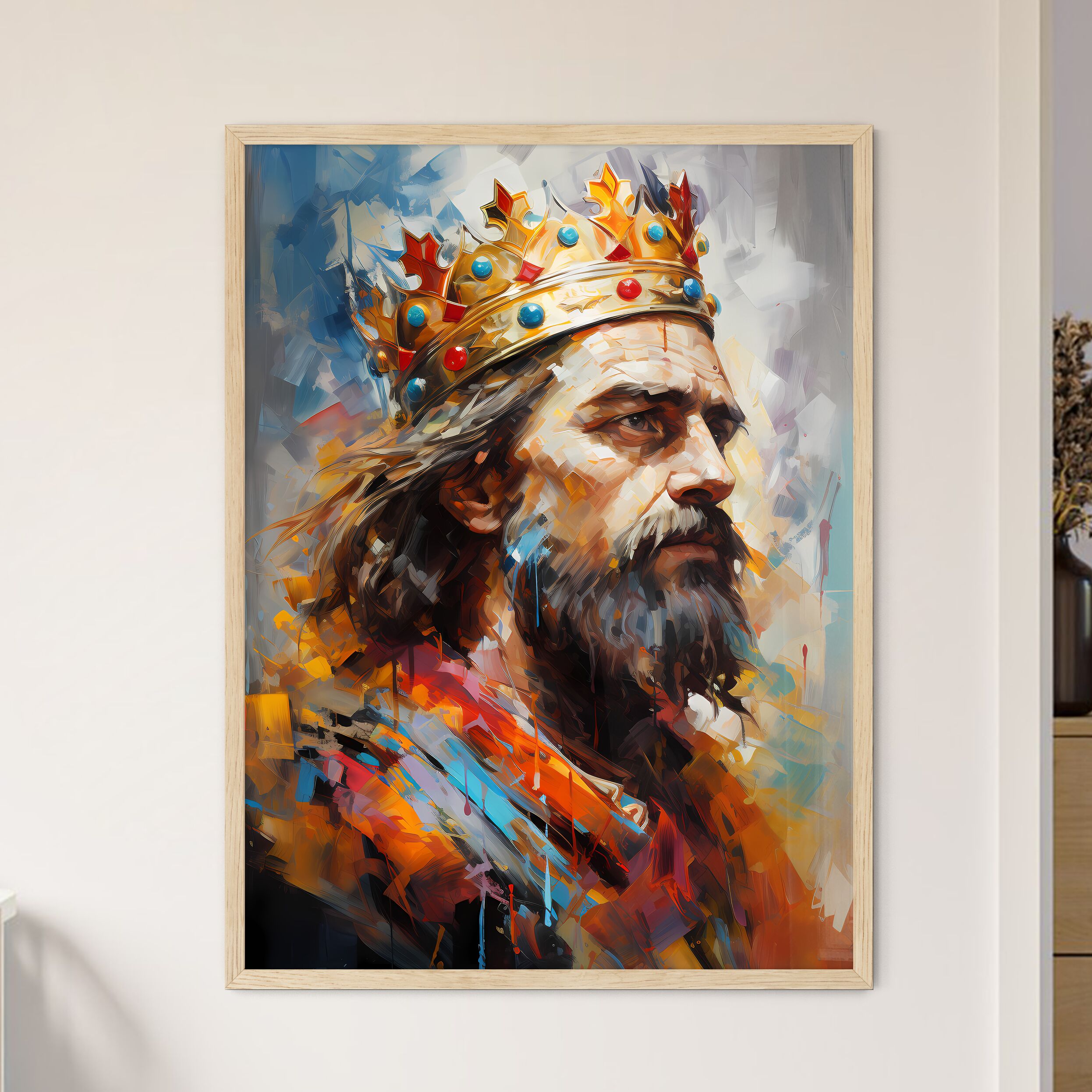 William The Conqueror First Norman King Of England - A Painting Of A ...