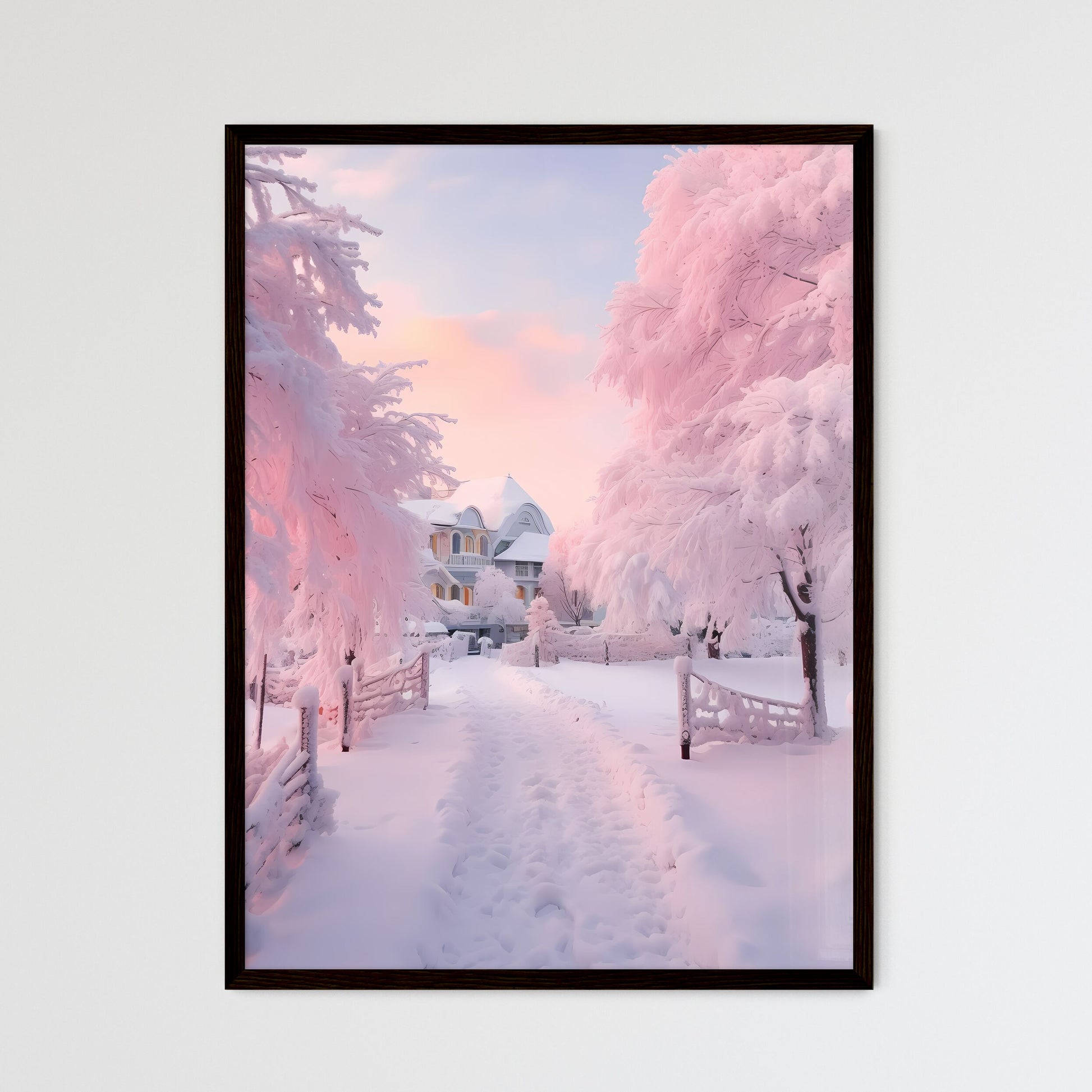 snow scene pictures to print