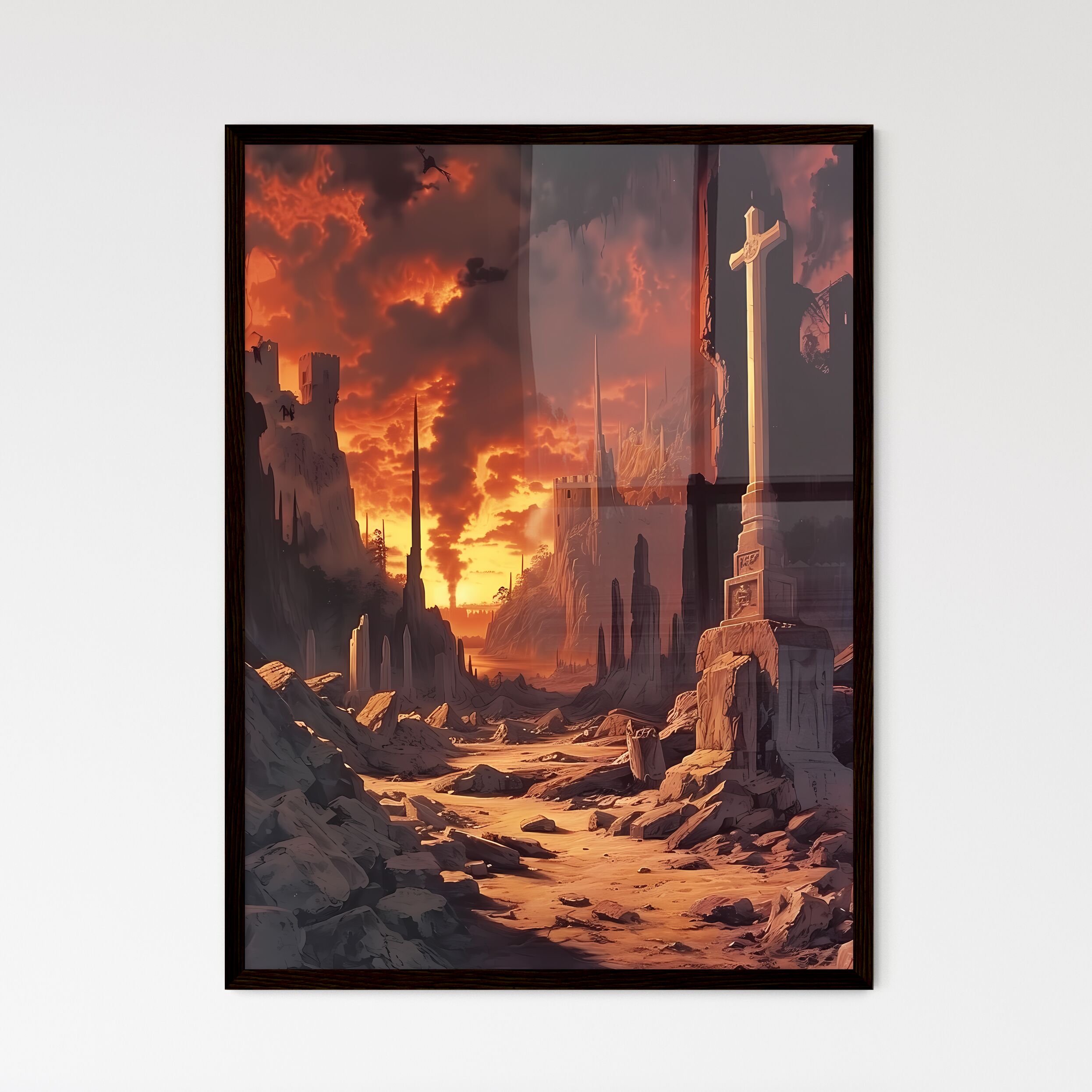 A Poster of A Christian-Themed Movie Poster, 1980S - A Stone Castle ...