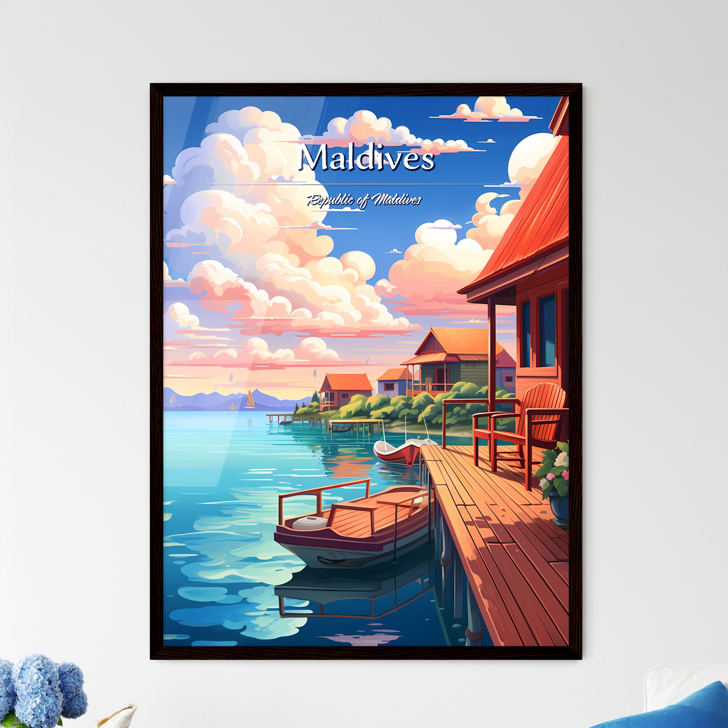 Maldives - Framed Art Print – HEBSTREIT
